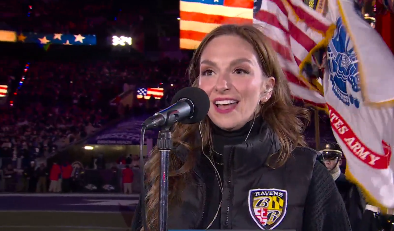 National Anthem Singer Turns Heads At Steelers-Ravens Playoff Game ...