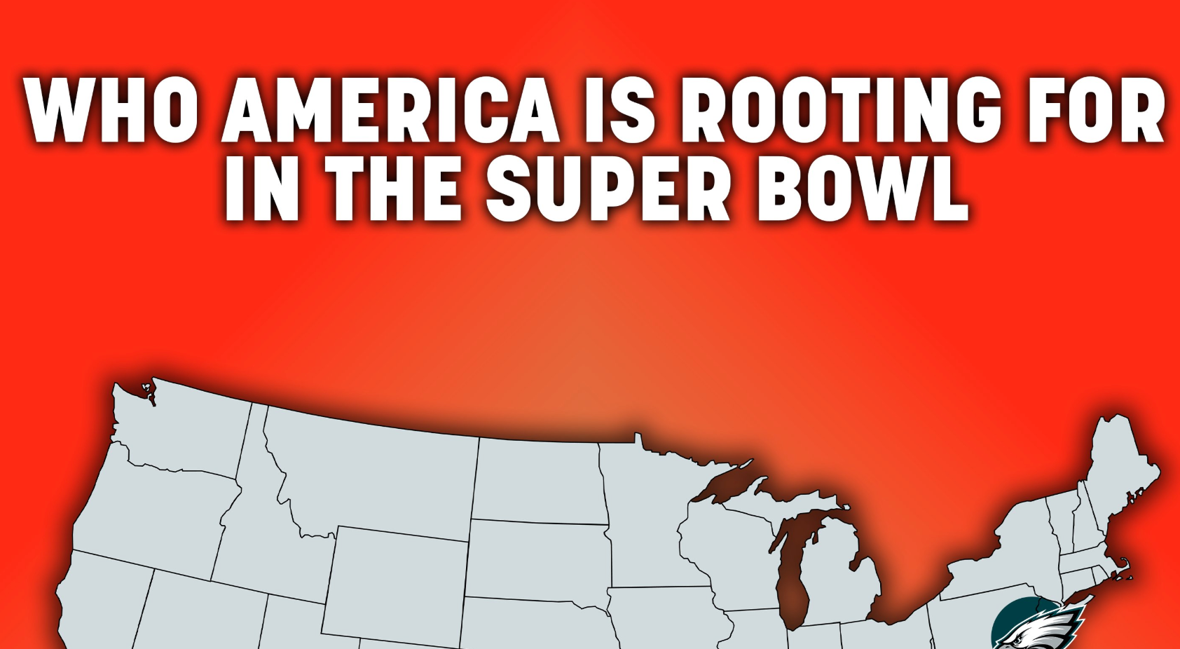 Map Shows Who America Is Rooting For In Super Bowl 59 - The Spun