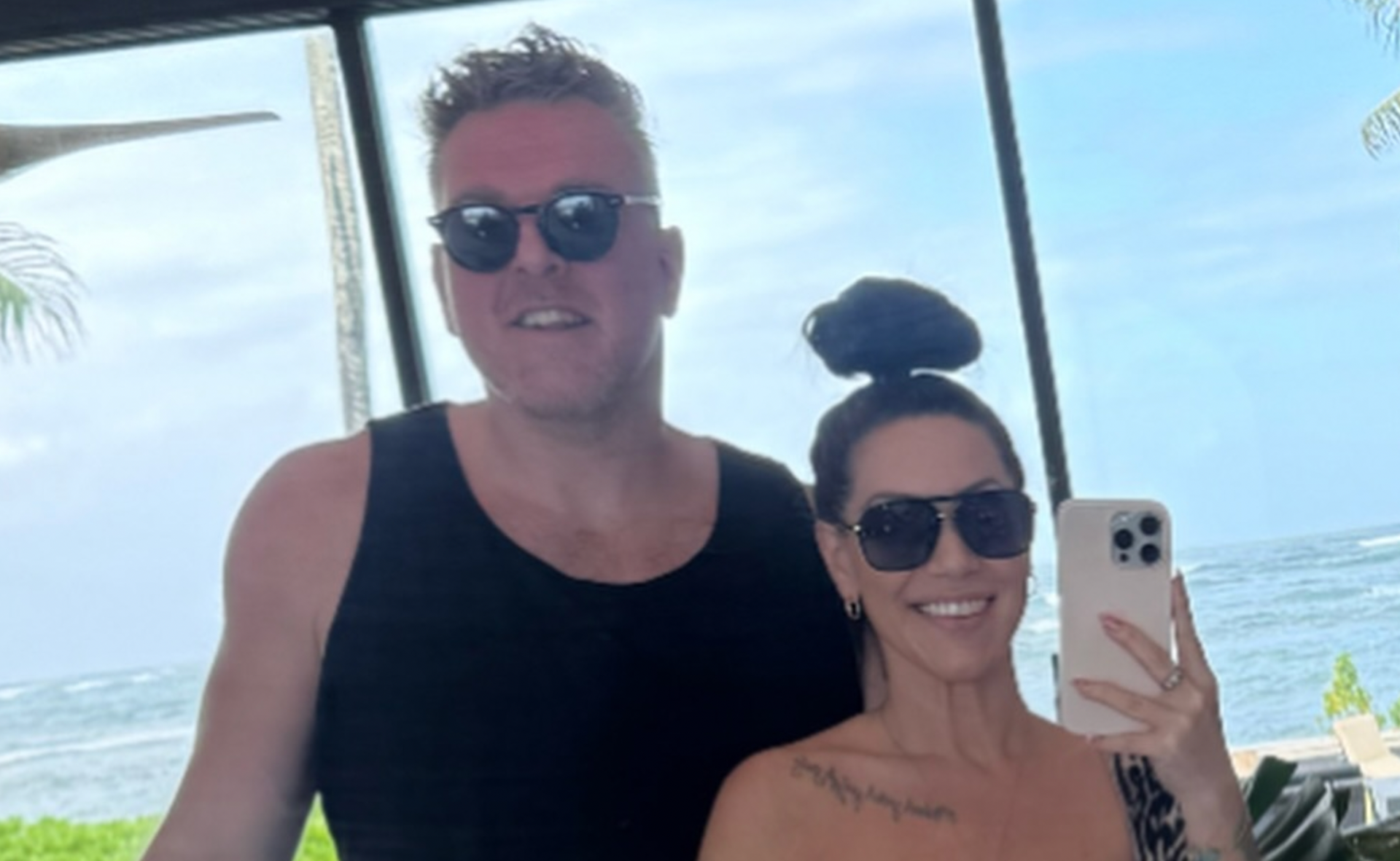 NFL Fans Obsessed With Swimsuit Photo Of Pat McAfee's Wife - The Spun