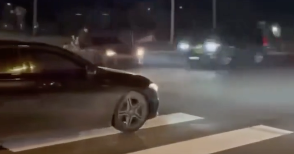Car Doing Donuts On Road Gets Into 'Brutal' Accident - The Spun