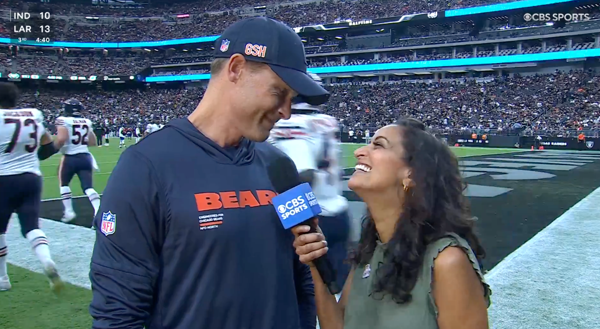 NFL Head Coach Was Not Happy With Sideline Reporter On Sunday - The Spun