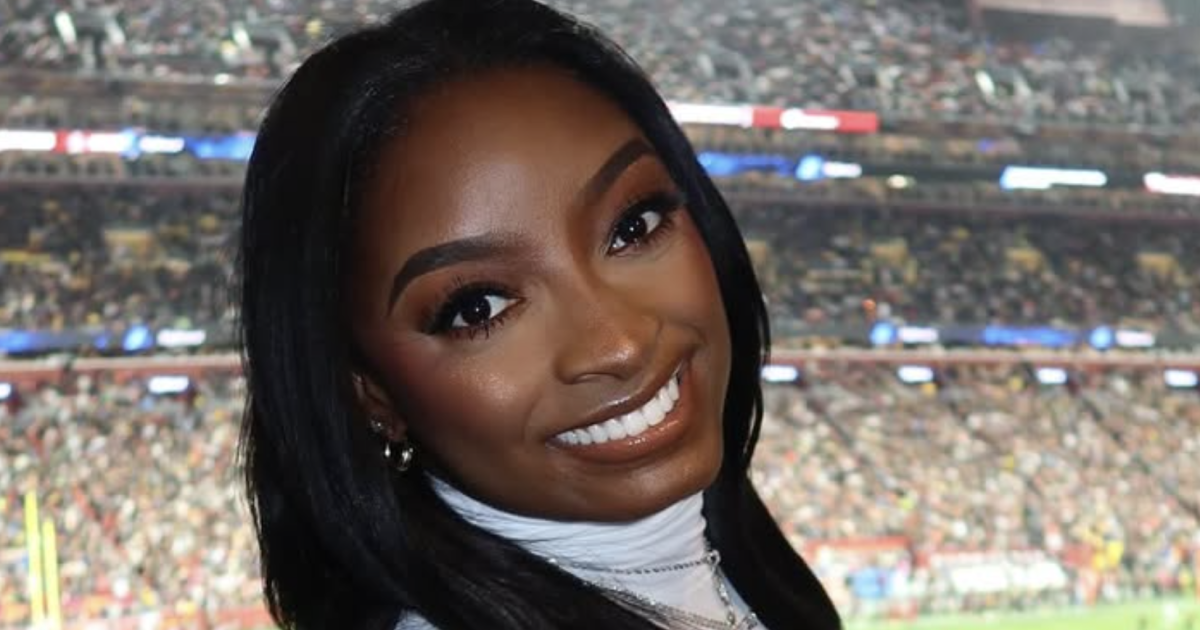 Simone Biles Grabs Attention With Outfit At Husband's NFL Game - The Spun