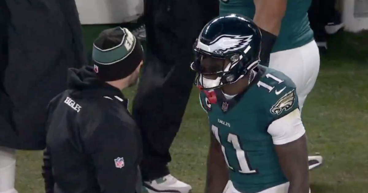 Video Shows Heated Sideline Moment Between Nick Sirianni, A.J. Brown ...