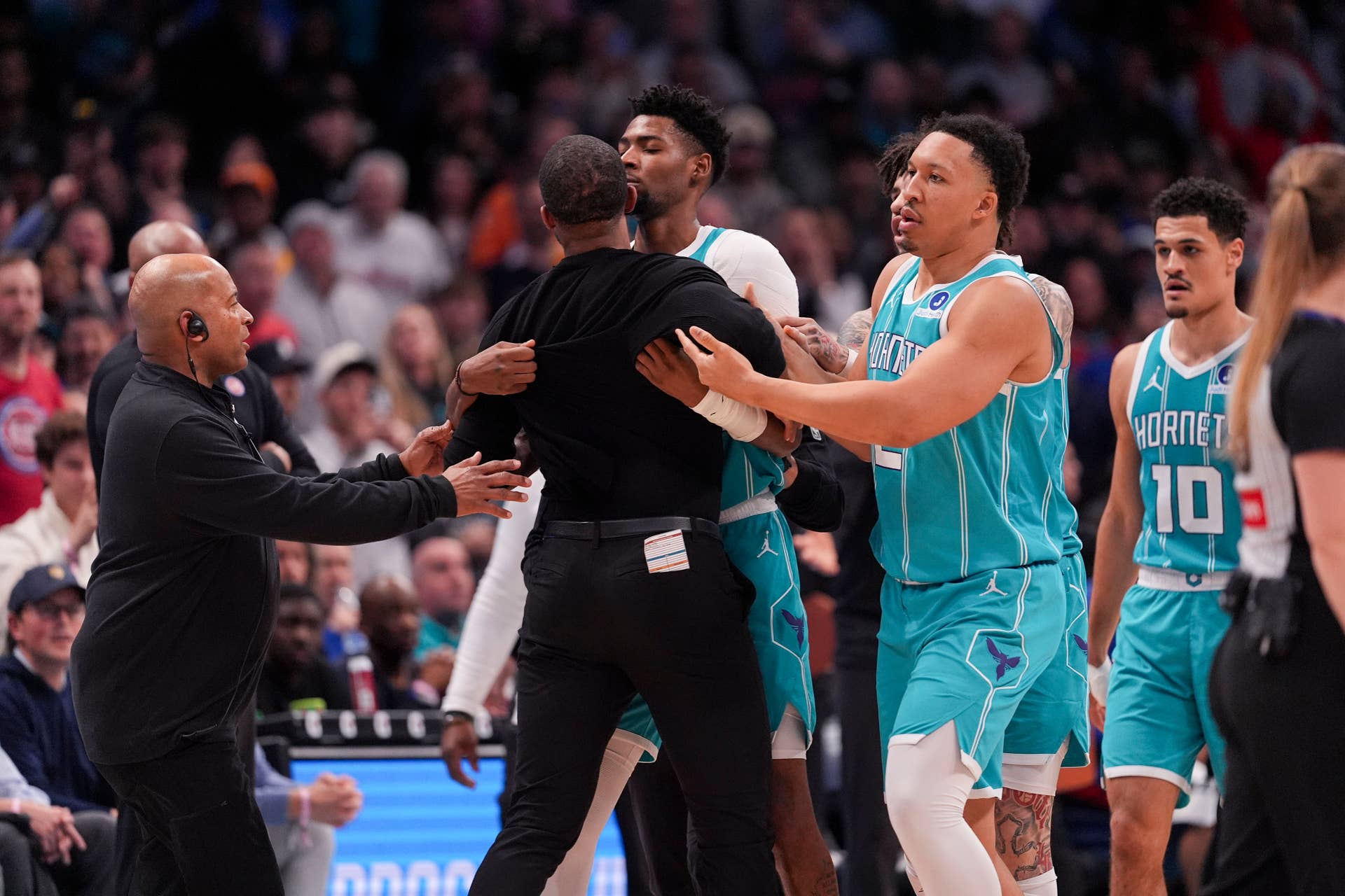 NBA Announces Suspensions For Pistons vs. Hornets Brawl - The Spun