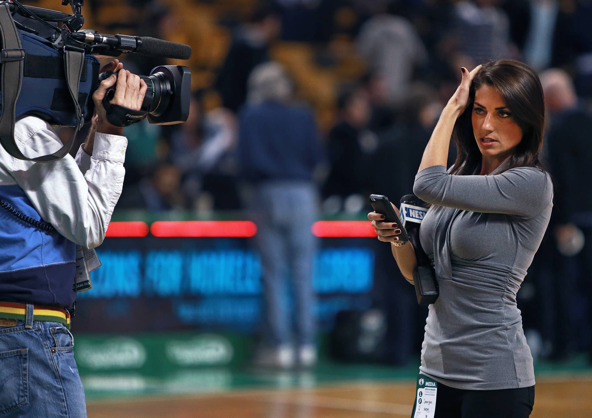 March Madness Reporter Causes Stir With 'Tiny' Swimsuit Photo - The Spun