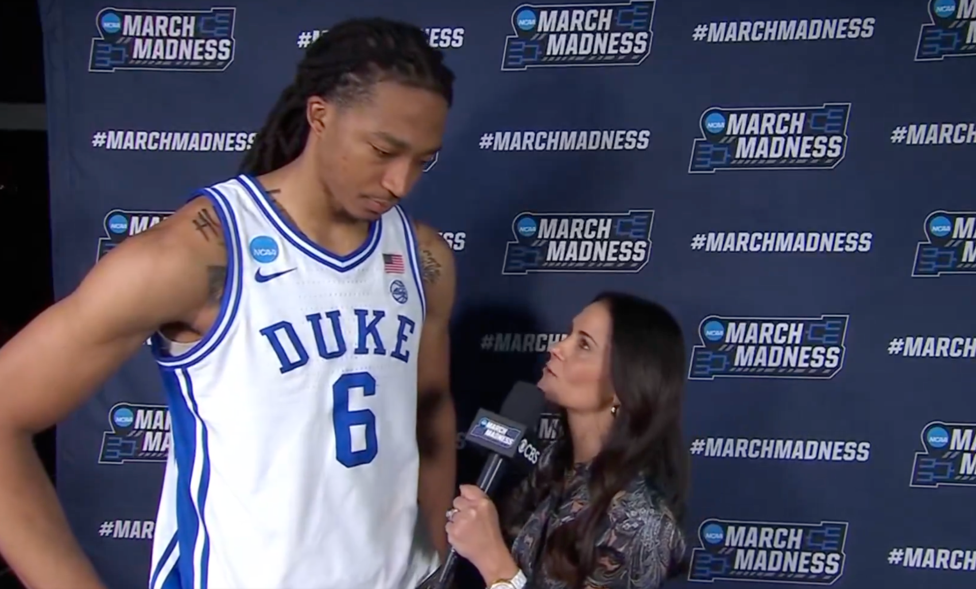 Jon Scheyer Looks Horrible After Duke Player's Halftime Interview On ...