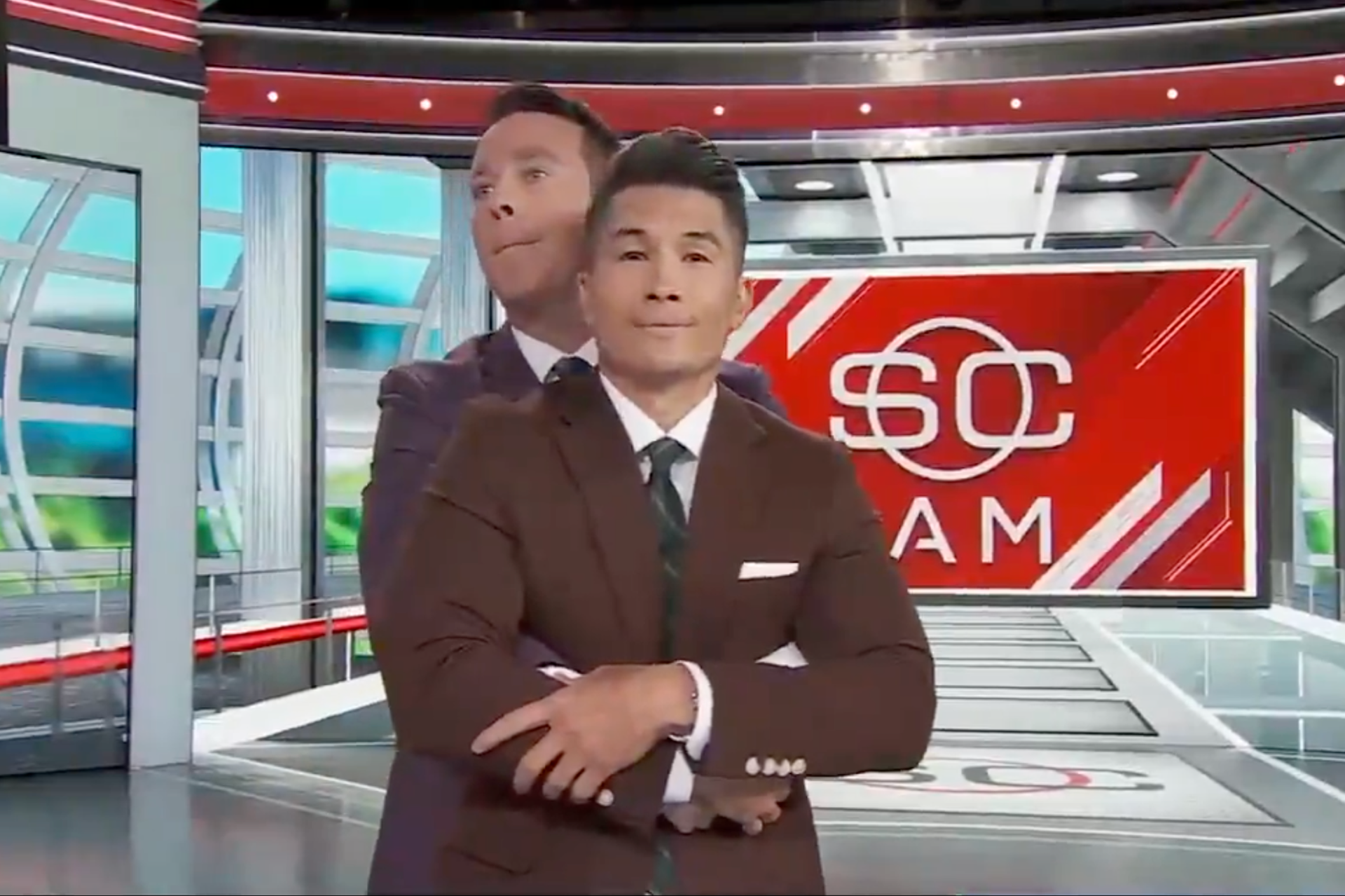 ESPN 'SportsCenter' Anchors Under Fire For Friday's Stunt - The Spun