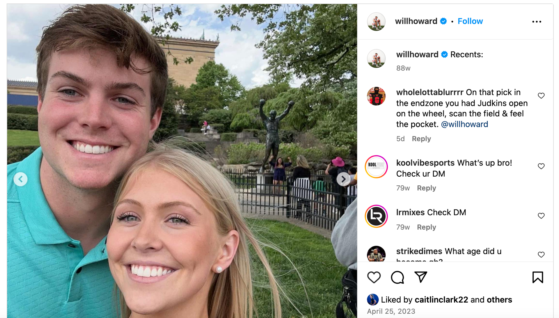 Will Howard's Girlfriend Turns Heads At The Rose Bowl - The Spun