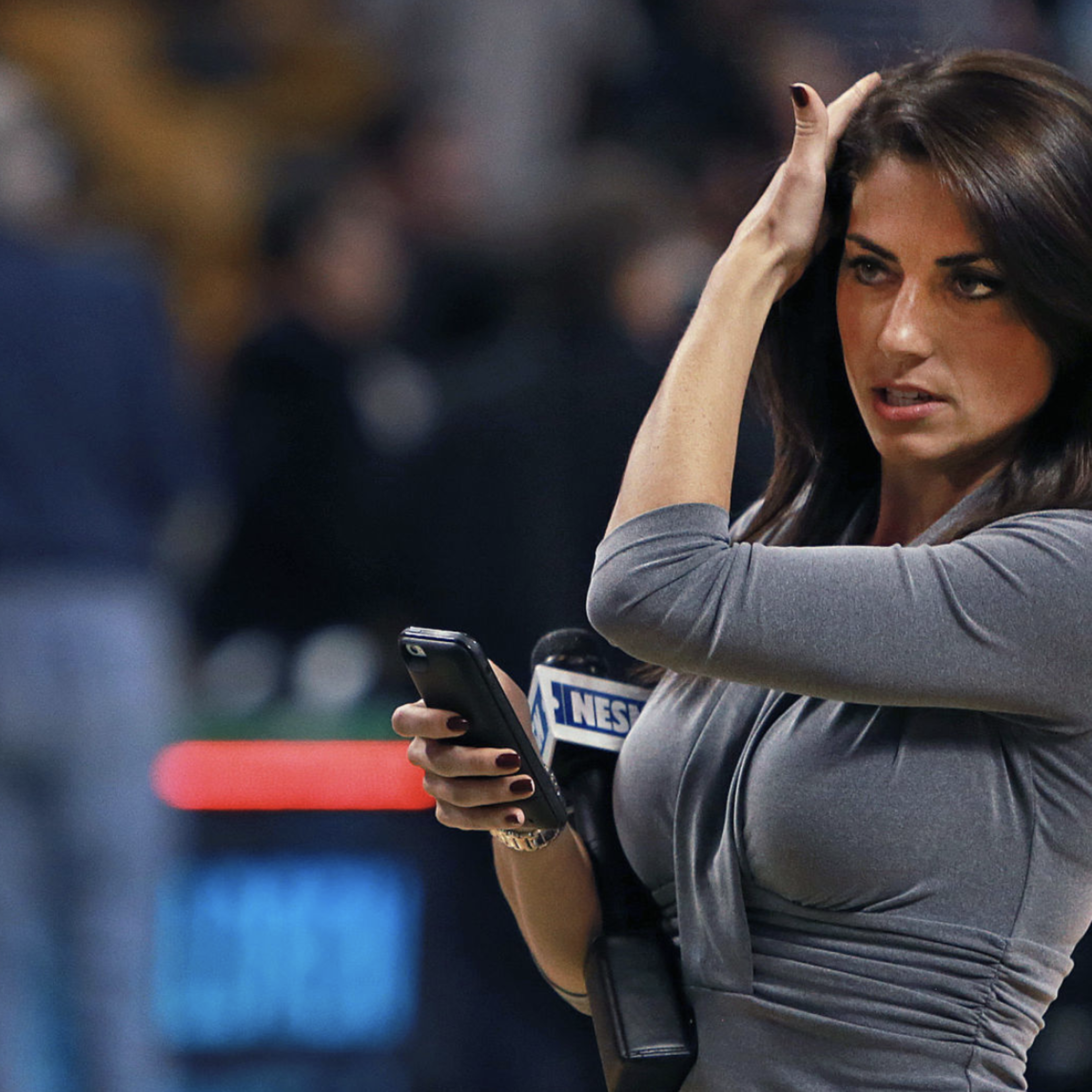 NBA Sideline Reporter Allie LaForce Turns Heads During Lakers Game ...