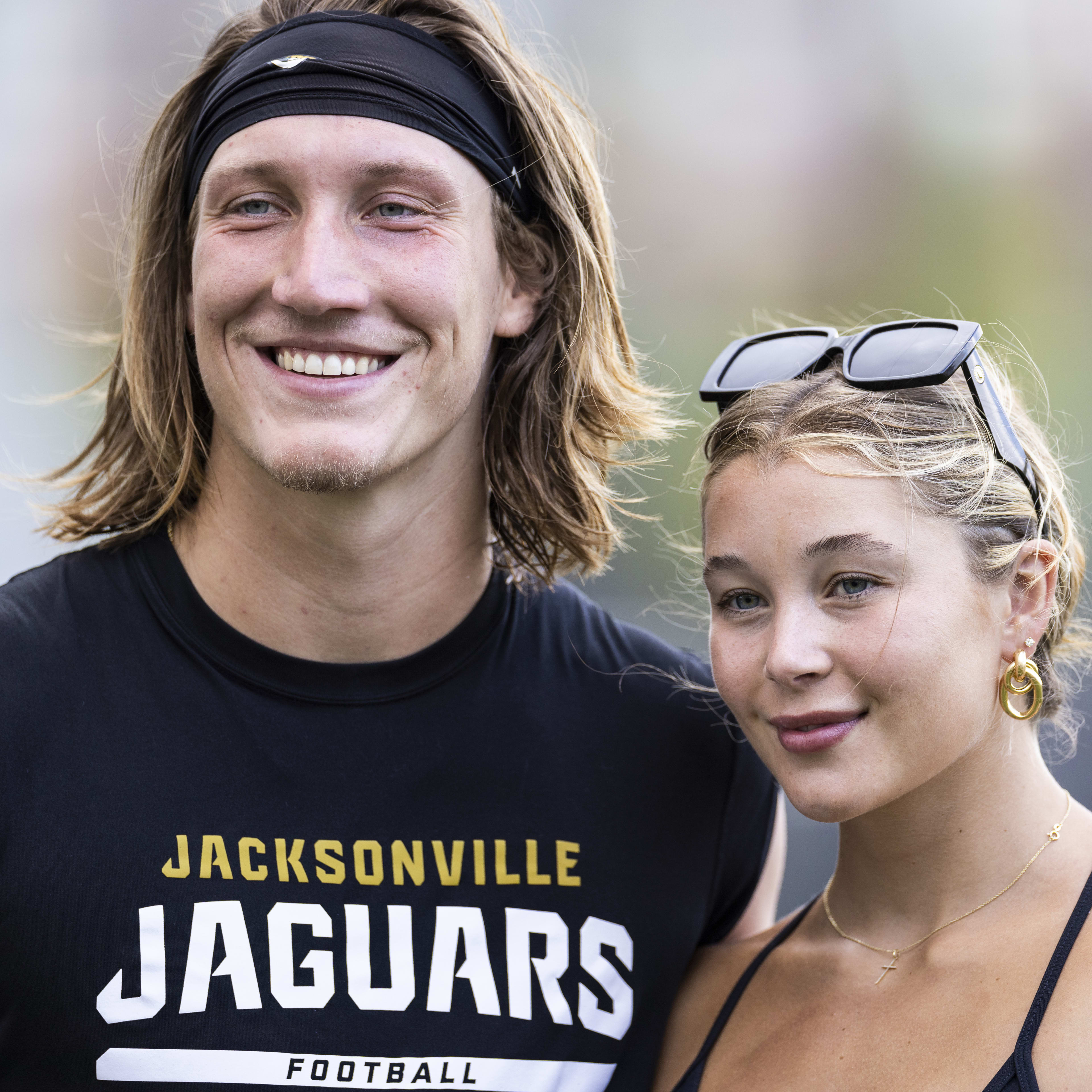 Trevor Lawrence's Wife Goes Viral At Training Camp For 'Precious' Reason - The Spun
