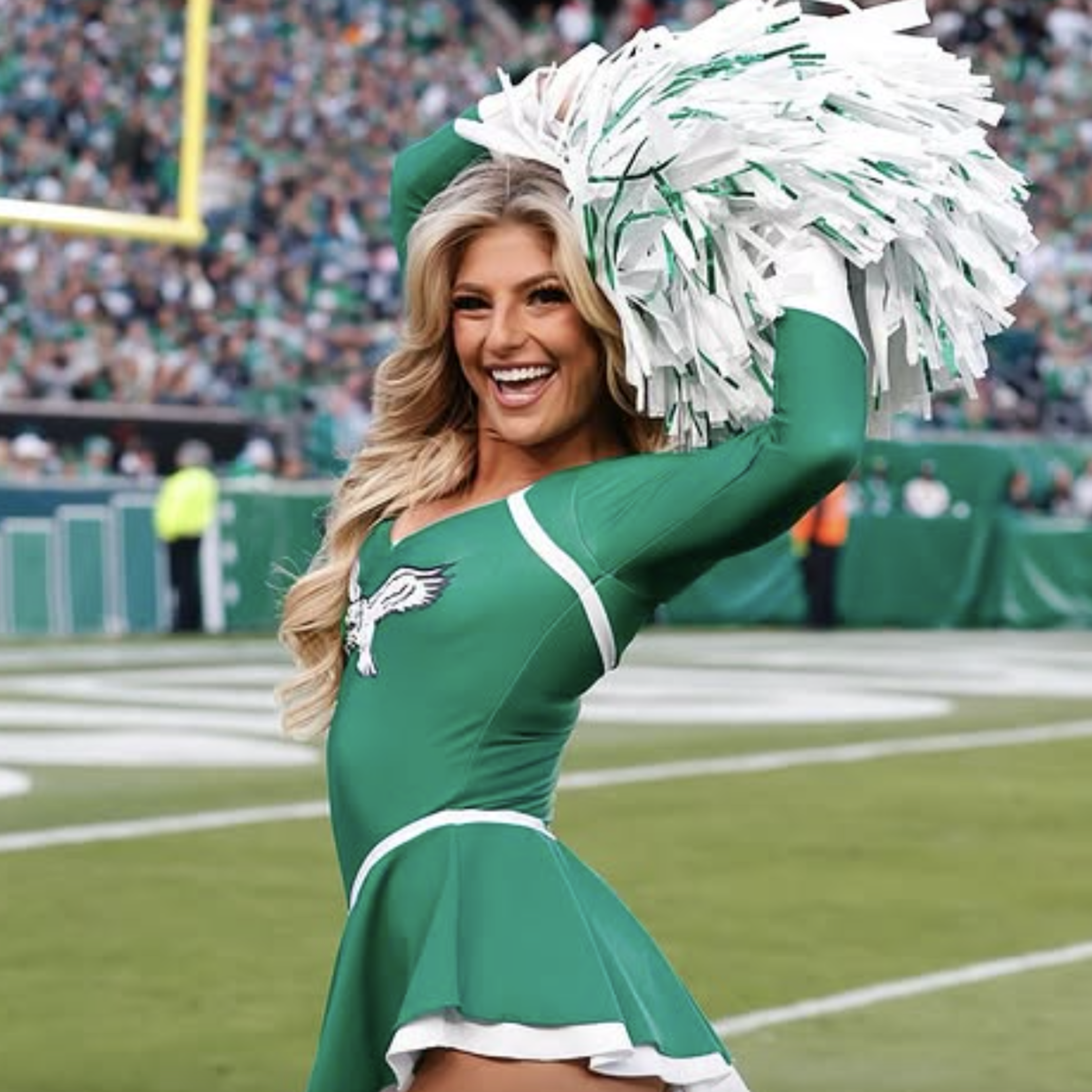 'Bombshell' Eagles Cheerleader Turns Heads With Offseason Photo - The Spun