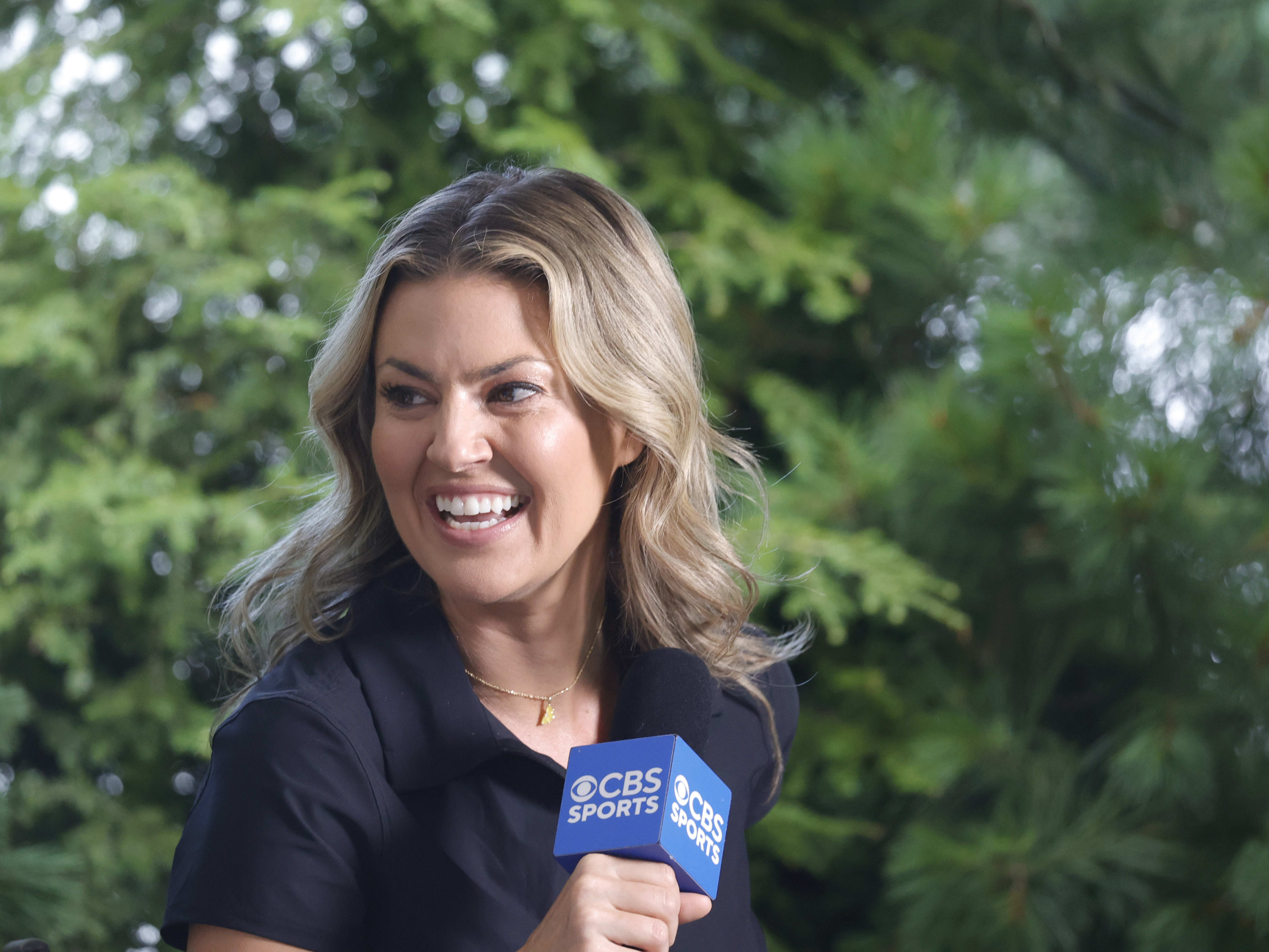 Amanda Balionis Is Getting Ready For Football Season In White Swimsuit ...