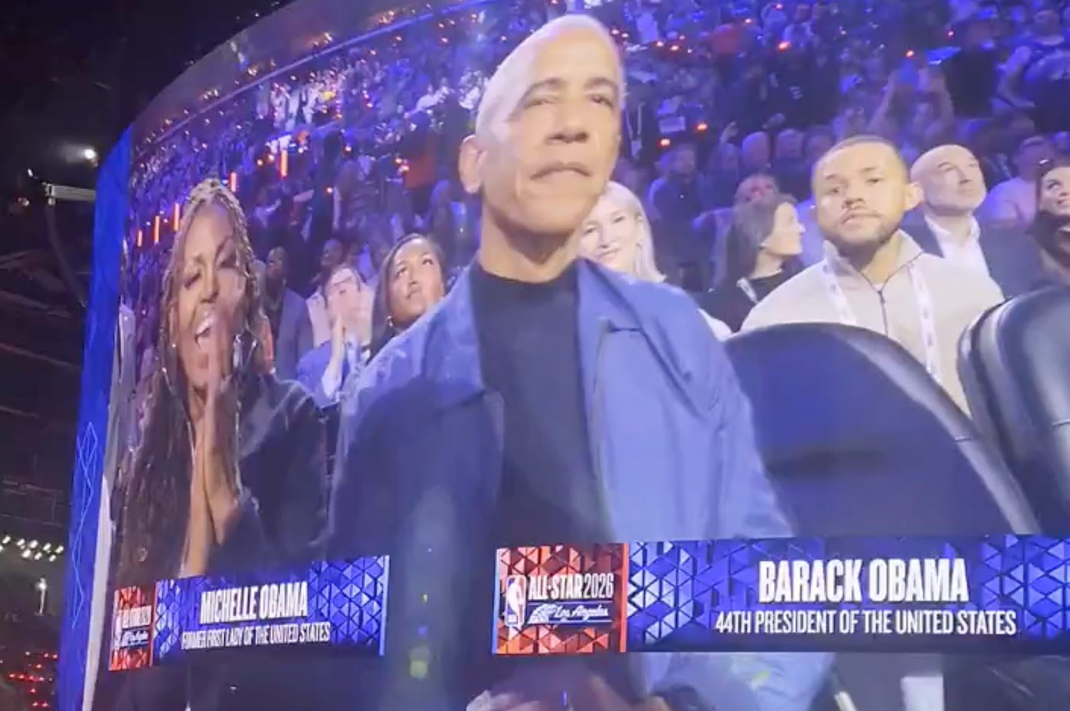 NBA All-Star Game Crowd Makes Opinion On Barack Obama Very Clear - The Spun