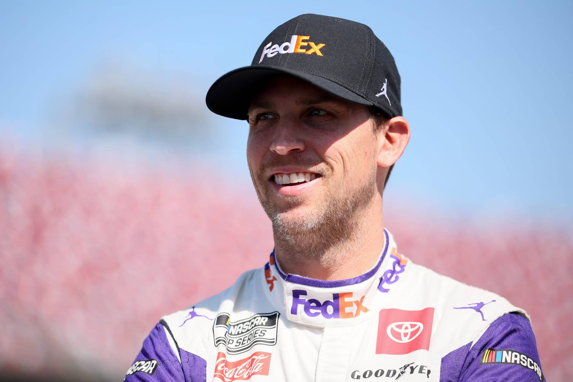 Denny Hamlin Uses 1 Word To Describe Victory At Martinsville - The Spun