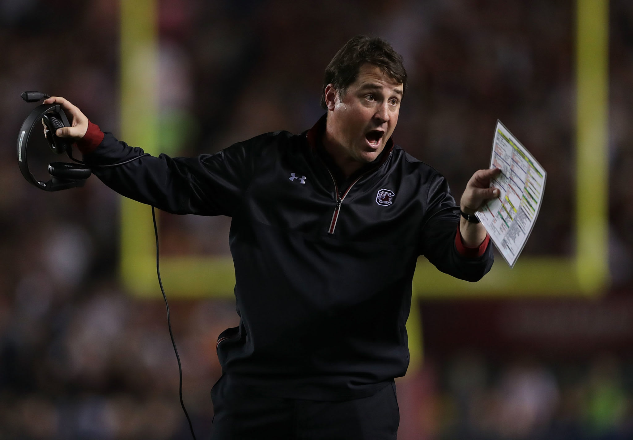 Will Muschamp Is Considering Changes For The Clemson Game - The Spun