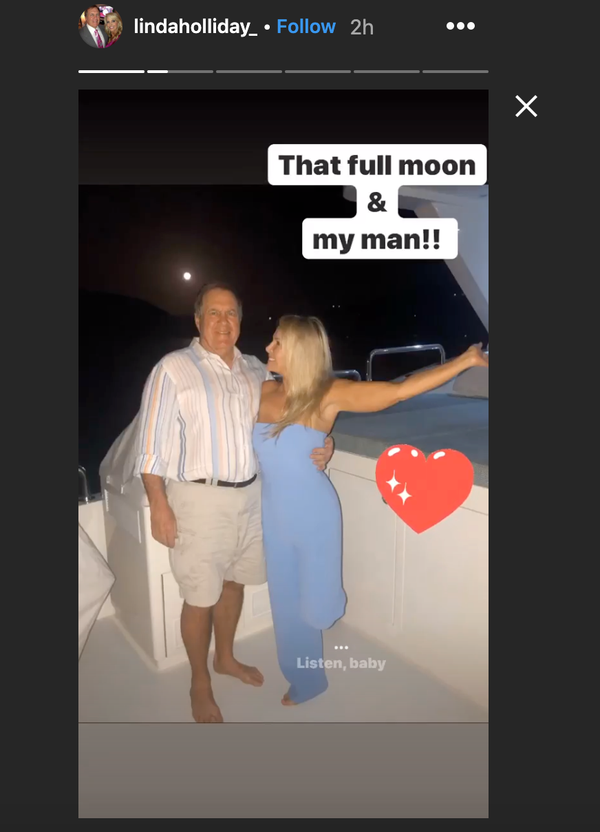Photos: Bill Belichick, Girlfriend Linda Holliday Enjoying Offseason ...