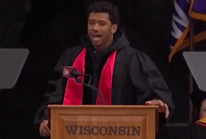 Russell Wilson Apparently Made Up Some Stuff During His Commencement ...