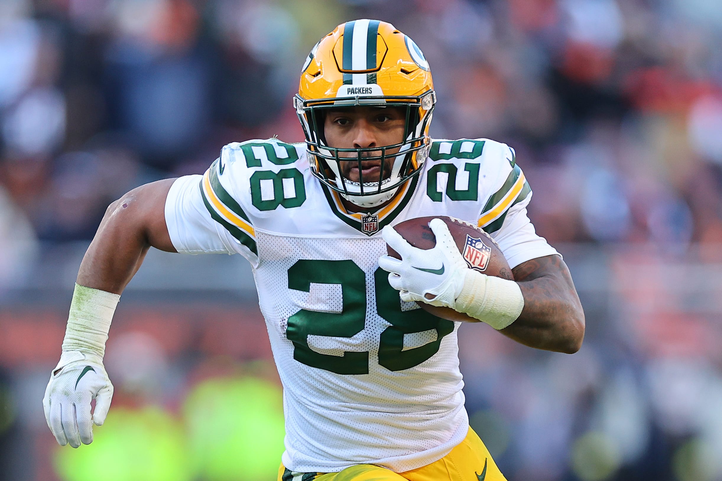 Q&A With AJ Dillon: Twitch Career, Aaron Rodgers' Future, Jordan Love ...