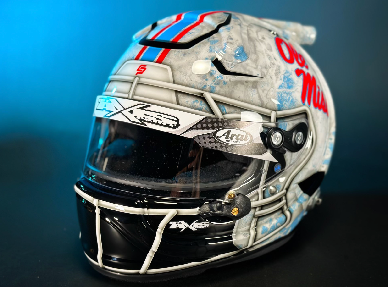 NASCAR Driver Reveals His Epic College Football-Themed Helmet - The Spun