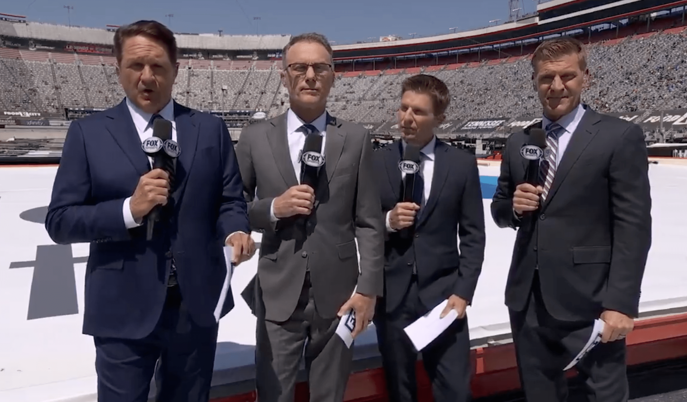 NASCAR Announcers Mourning Tragic Death On Sunday - The Spun