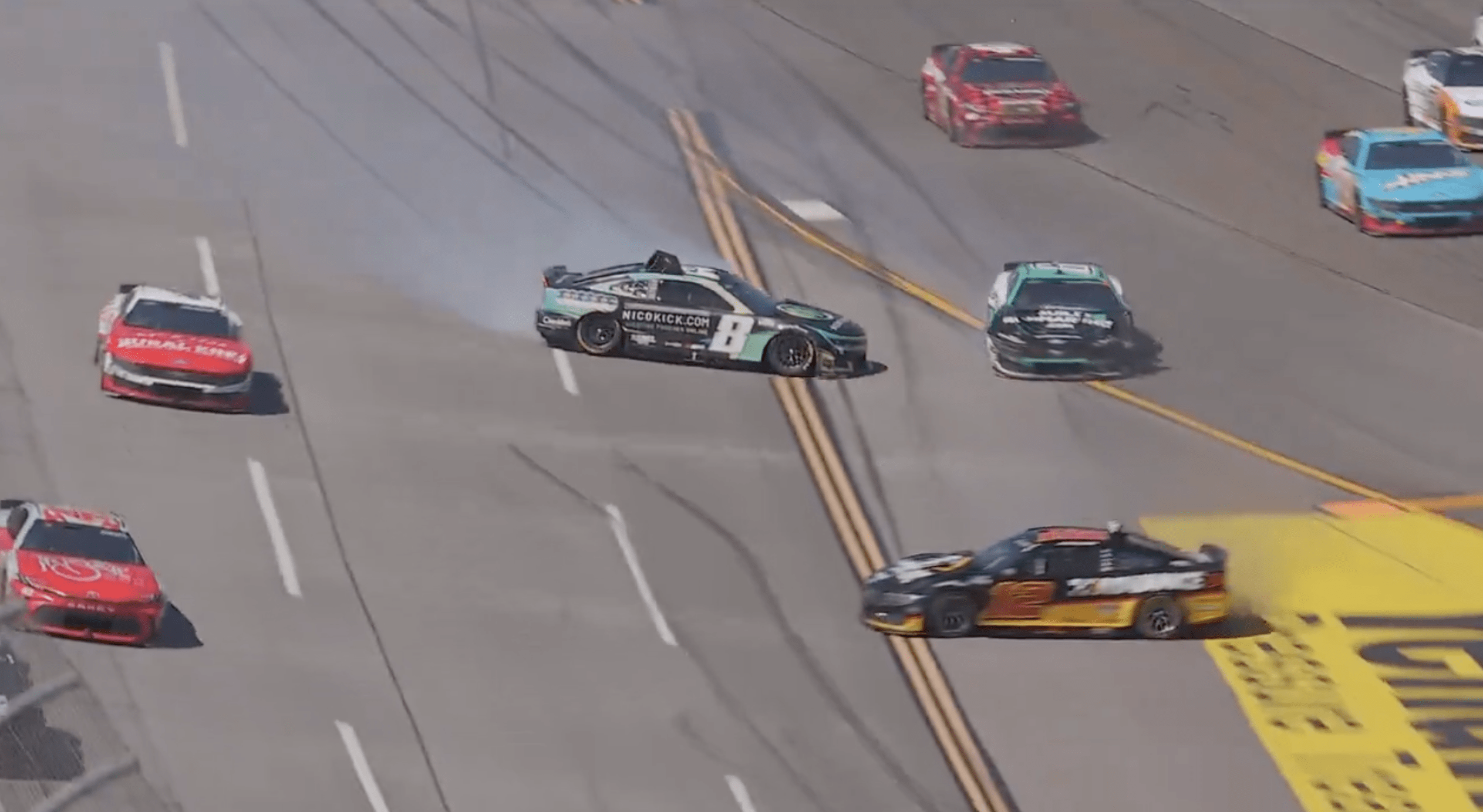 Prayers Pouring In After 'Huge' NASCAR Crash On Sunday - The Spun