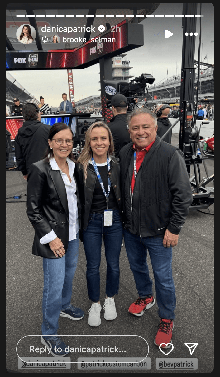 Danica Patrick's Sister Grabs Attention At Indy 500 - The Spun