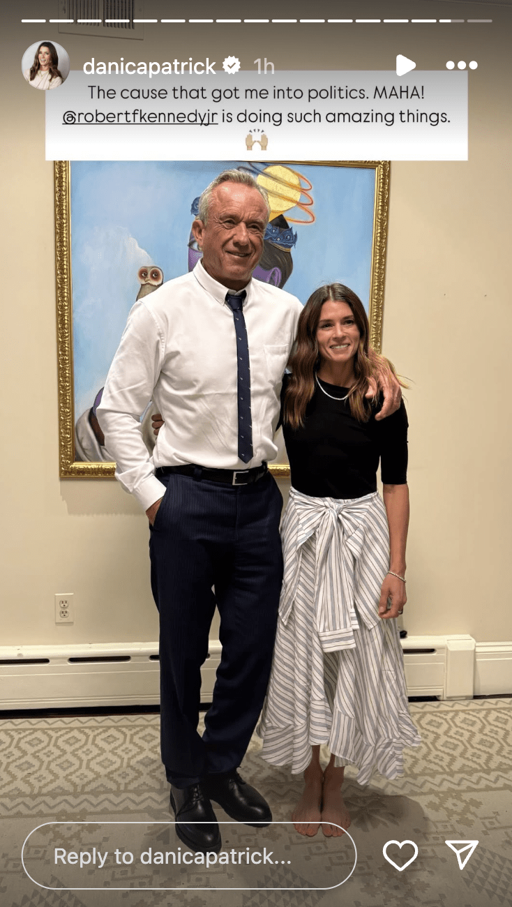 Danica Patrick Reveals Who Really Got Her Into Politics - The Spun