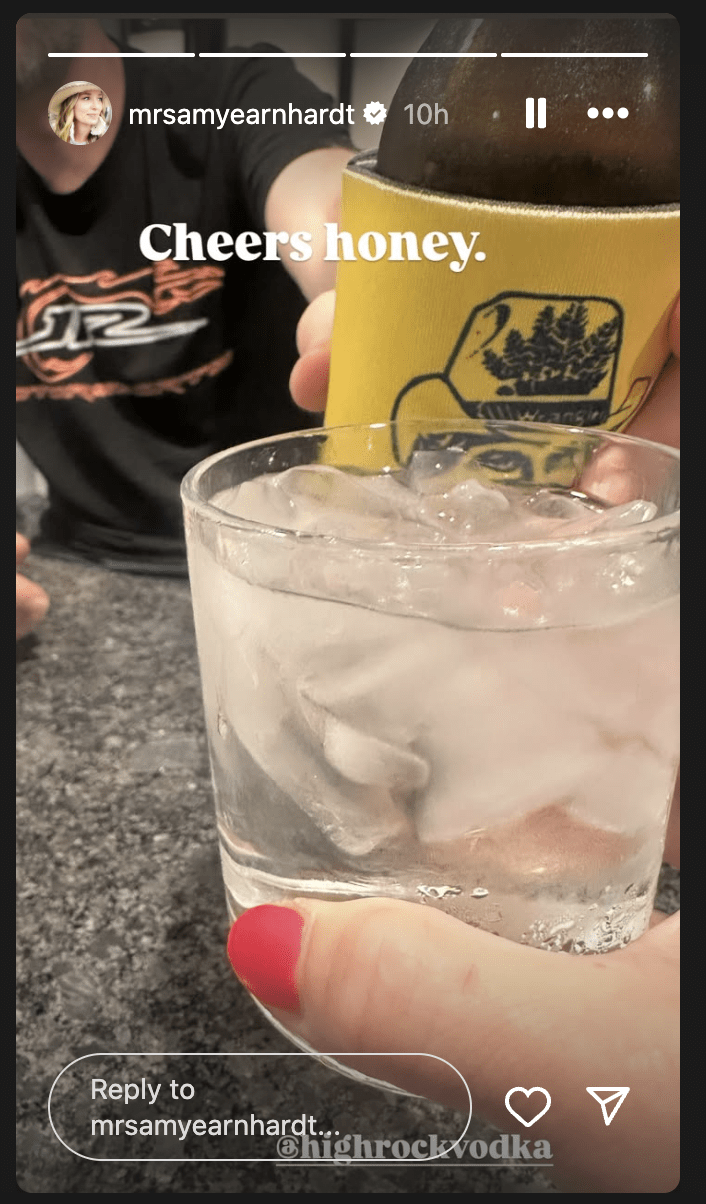 Amy Earnhardt Has 2-Word Message After Husband's Big Day - The Spun