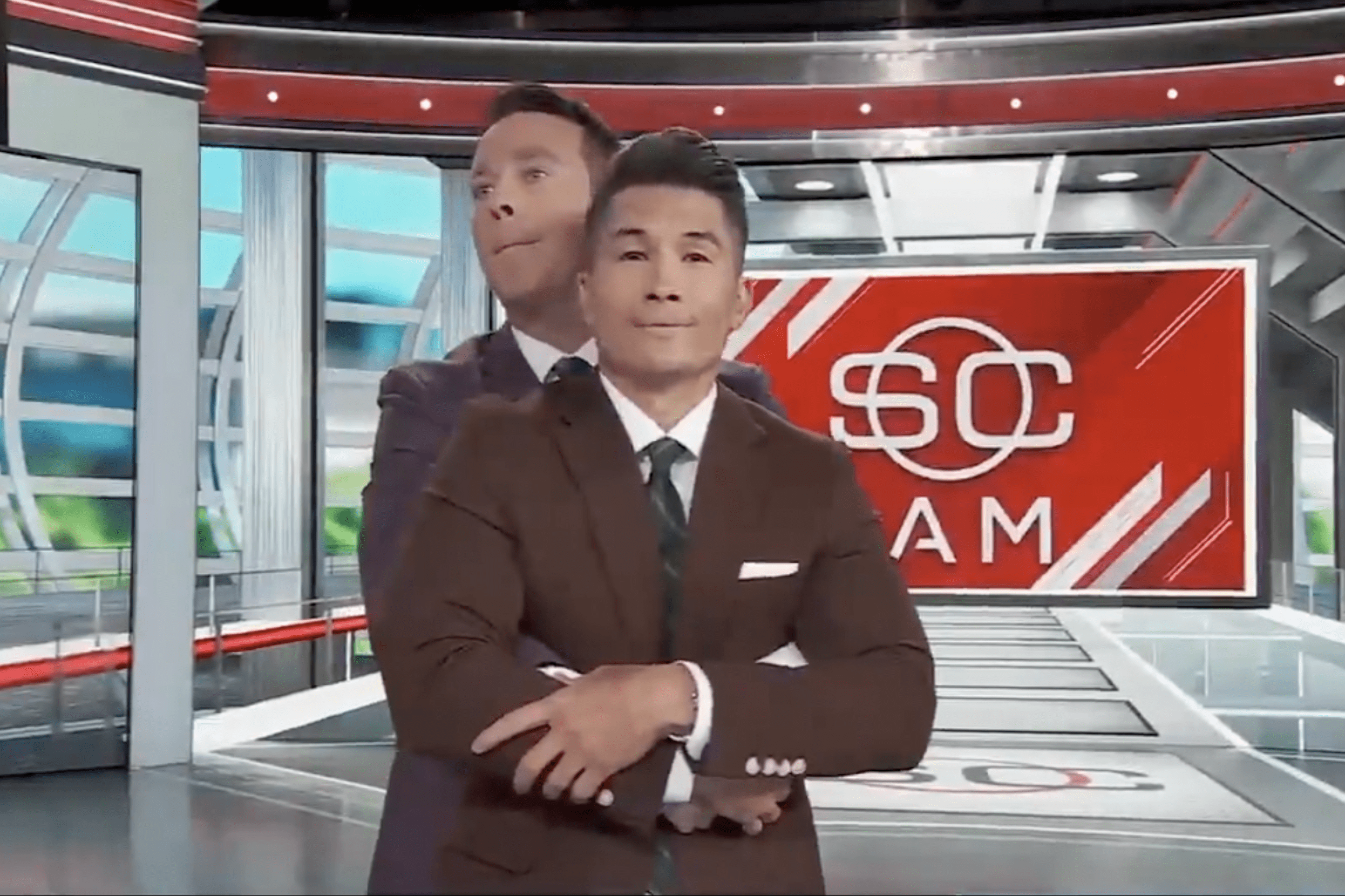 ESPN 'SportsCenter' Anchors Under Fire For Friday's Stunt - The Spun