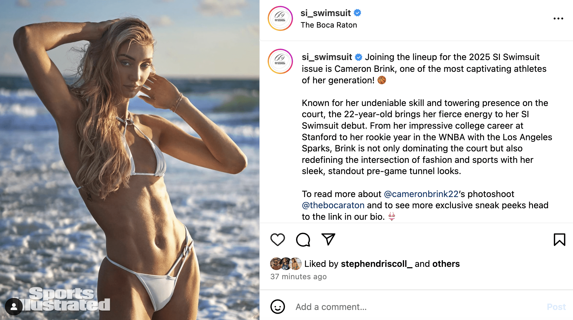 Cameron Brink Heats Up WNBA Offseason In Pink Swimsuit - The Spun
