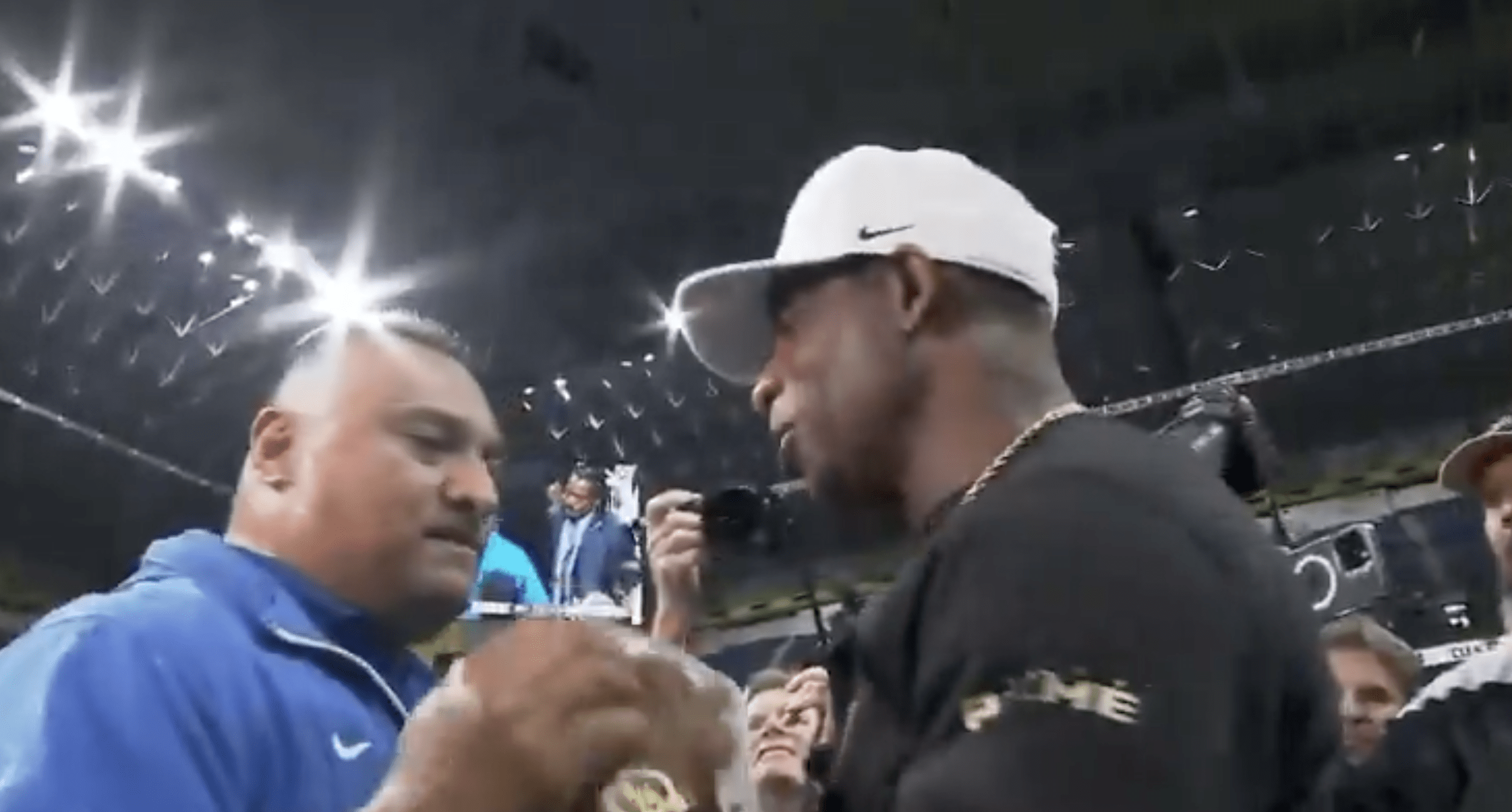 Deion Sanders' Postgame Handshake With BYU Coach Kalani Sitake Goes Viral - The Spun