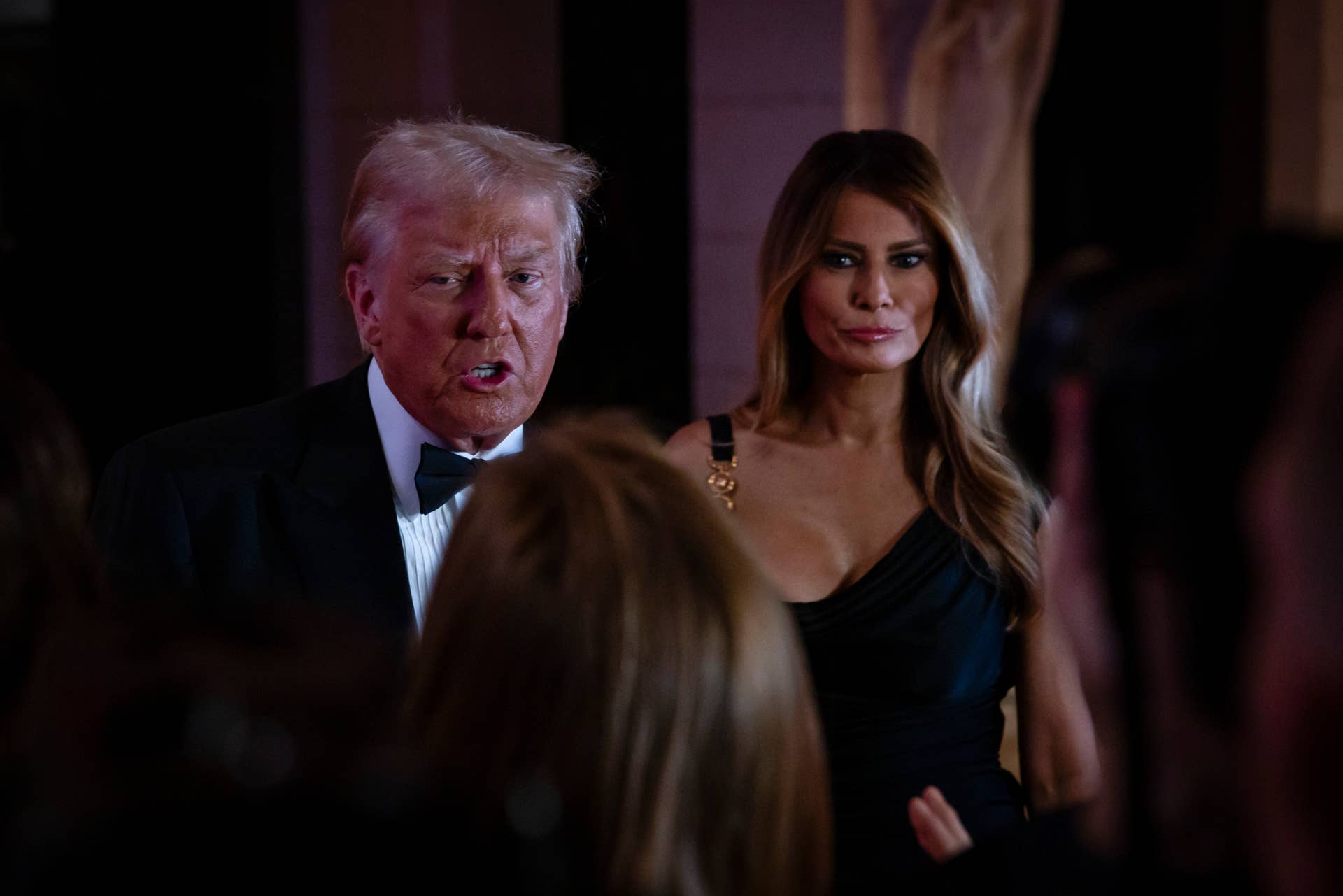 Donald, Melania Trump's New Year's Eve Kiss Is Going Viral - The Spun