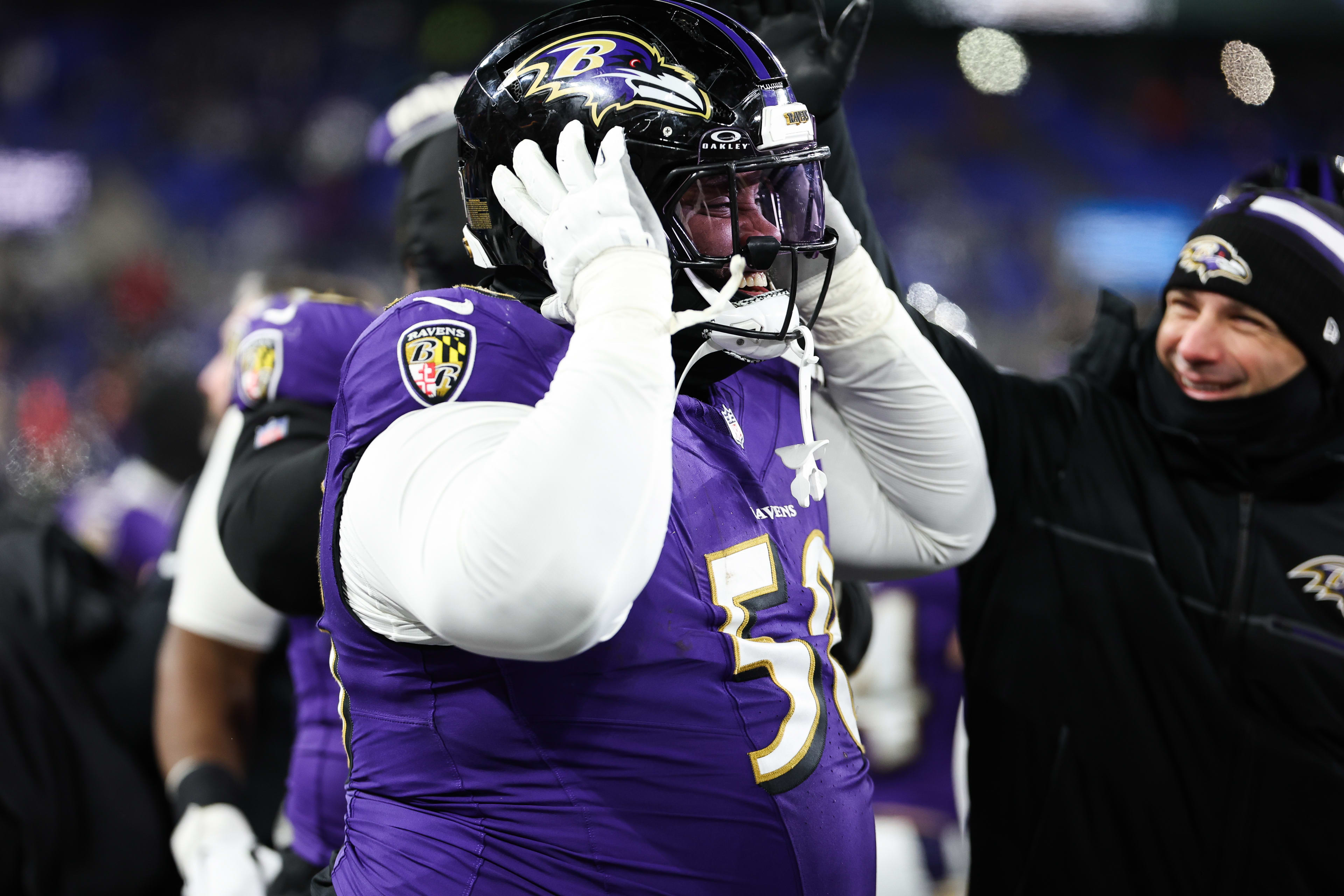 Ravens Player Had Hilarious Reason For Kneeling After "Big Man ...
