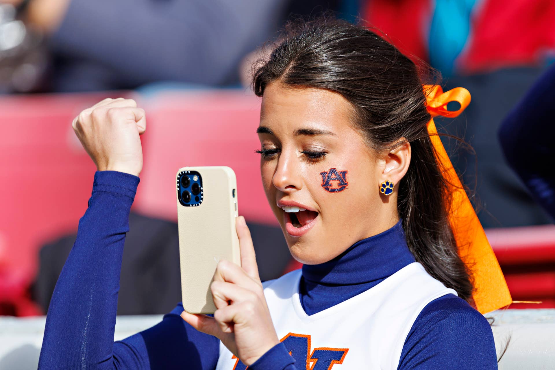 Auburn Cheerleader Turns Heads After Win Over No. 2 Alabama - The Spun