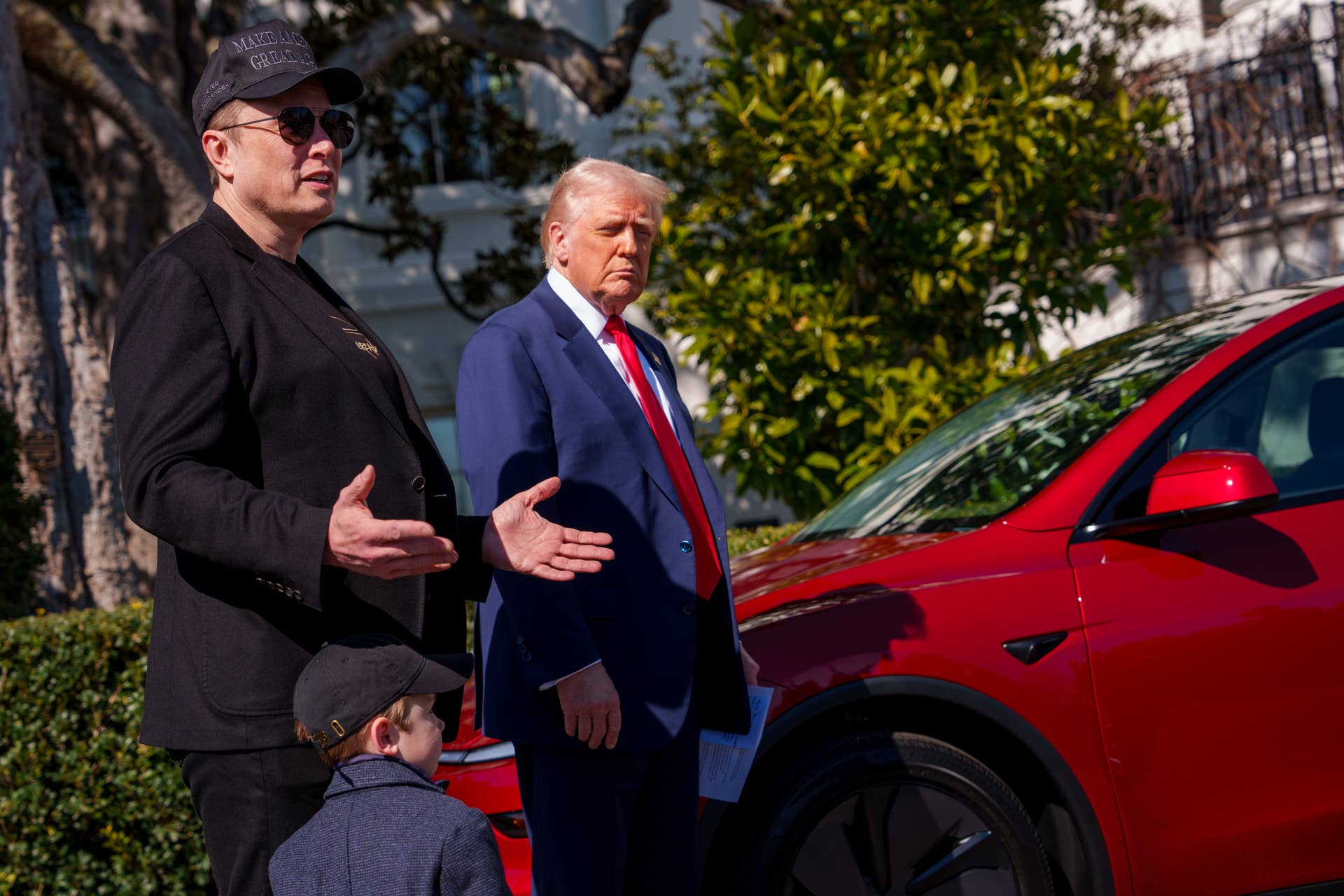 President Trump Picked Special License Plate For His New Tesla - The Spun