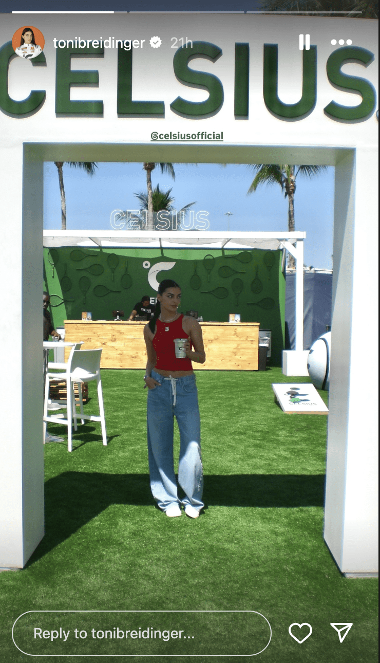 Toni Breidinger Turns Heads With Outfit Before Friday's NASCAR Race ...