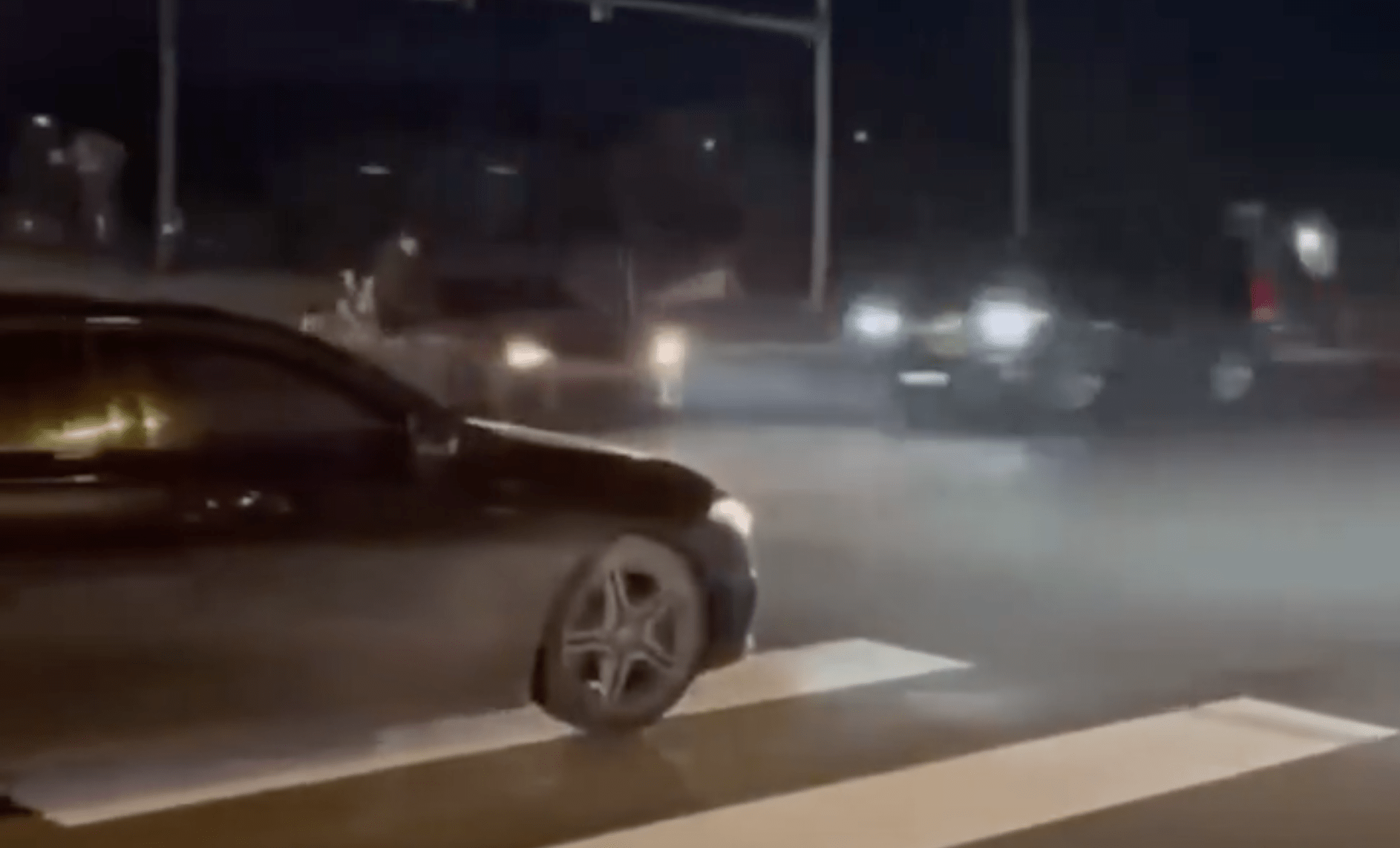 Car Doing Donuts On Road Gets Into 'Brutal' Accident - The Spun