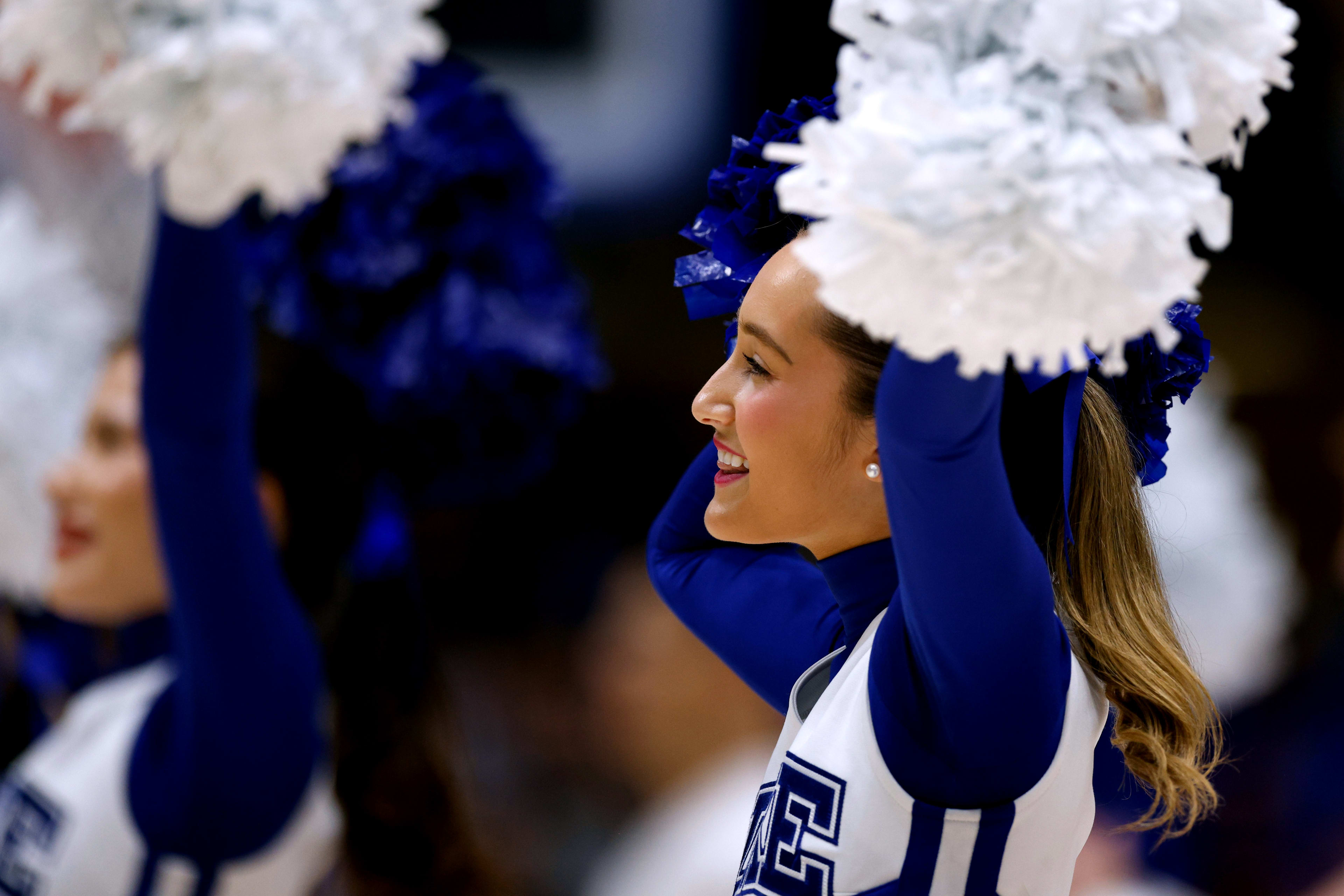 Duke Cheerleader Grabs Everyone's Attention During NCAA Tournament ...