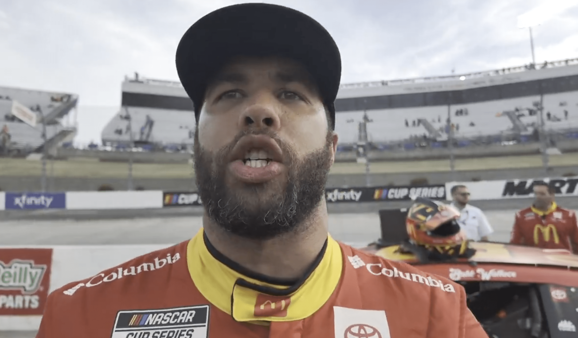 Bubba Wallace's 2-Word Message For NASCAR Fans Goes Viral - The Spun