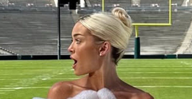 Look: NFL World Reacts To Kay Adams' 2 Swimsuit Photos - The Spun