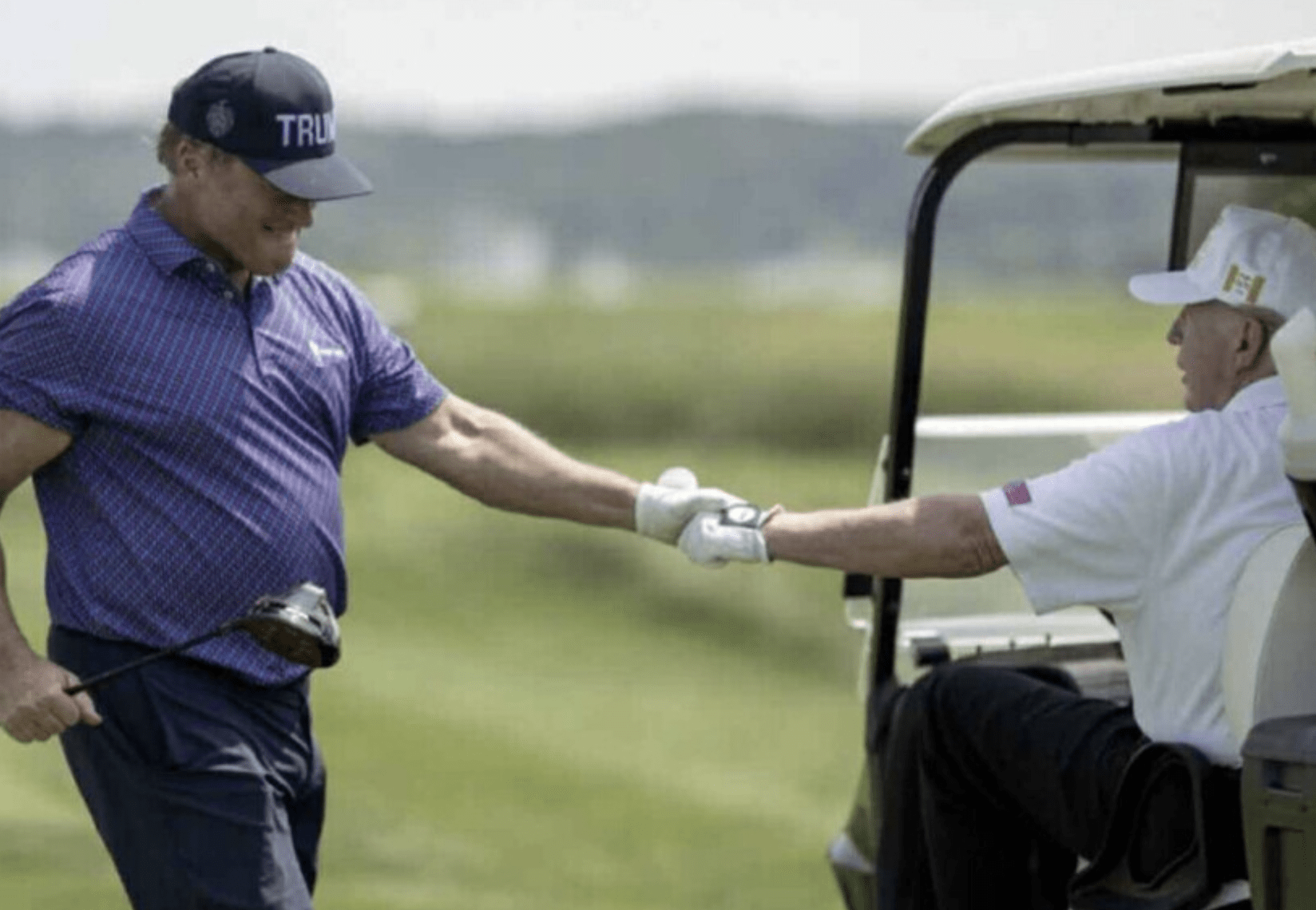 Photo Of President Trump Playing Golf With Jon Gruden Sparks Major ...