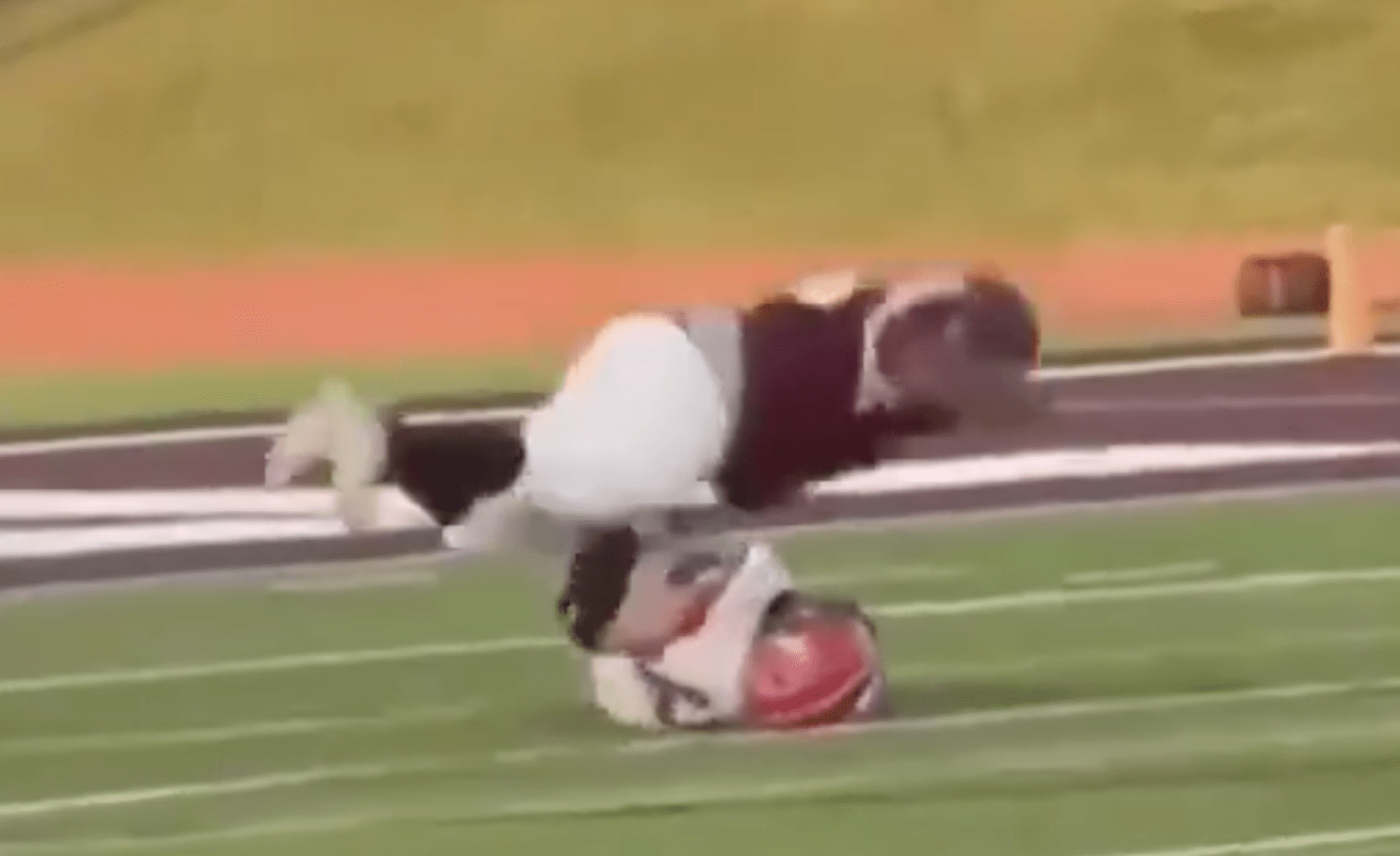 High School Football Player Suffers 'Horrific' Injury From Player Twice ...