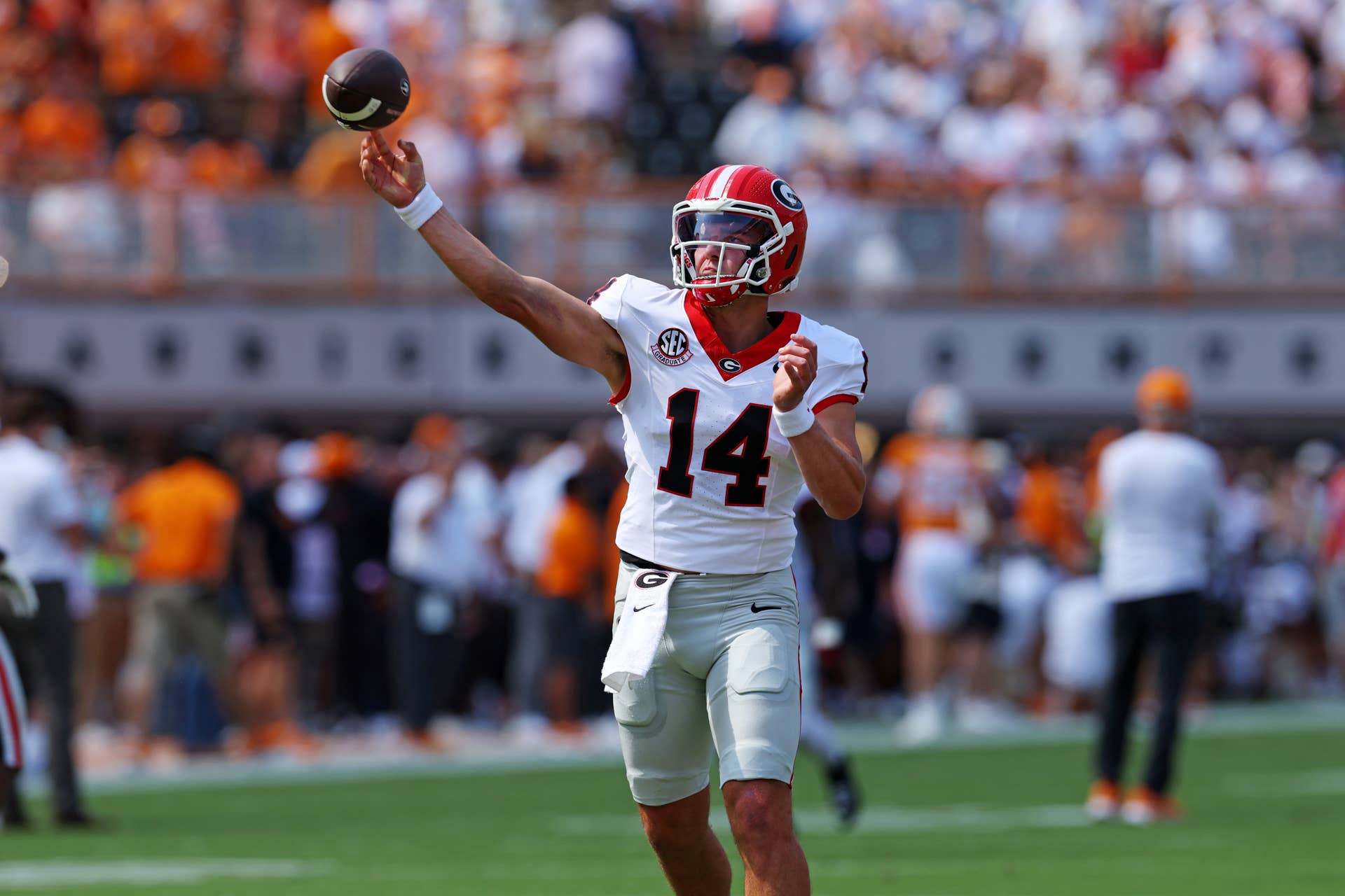 Georgia QB Gunner Stockton's Sister Goes Viral During Tennessee Game ...