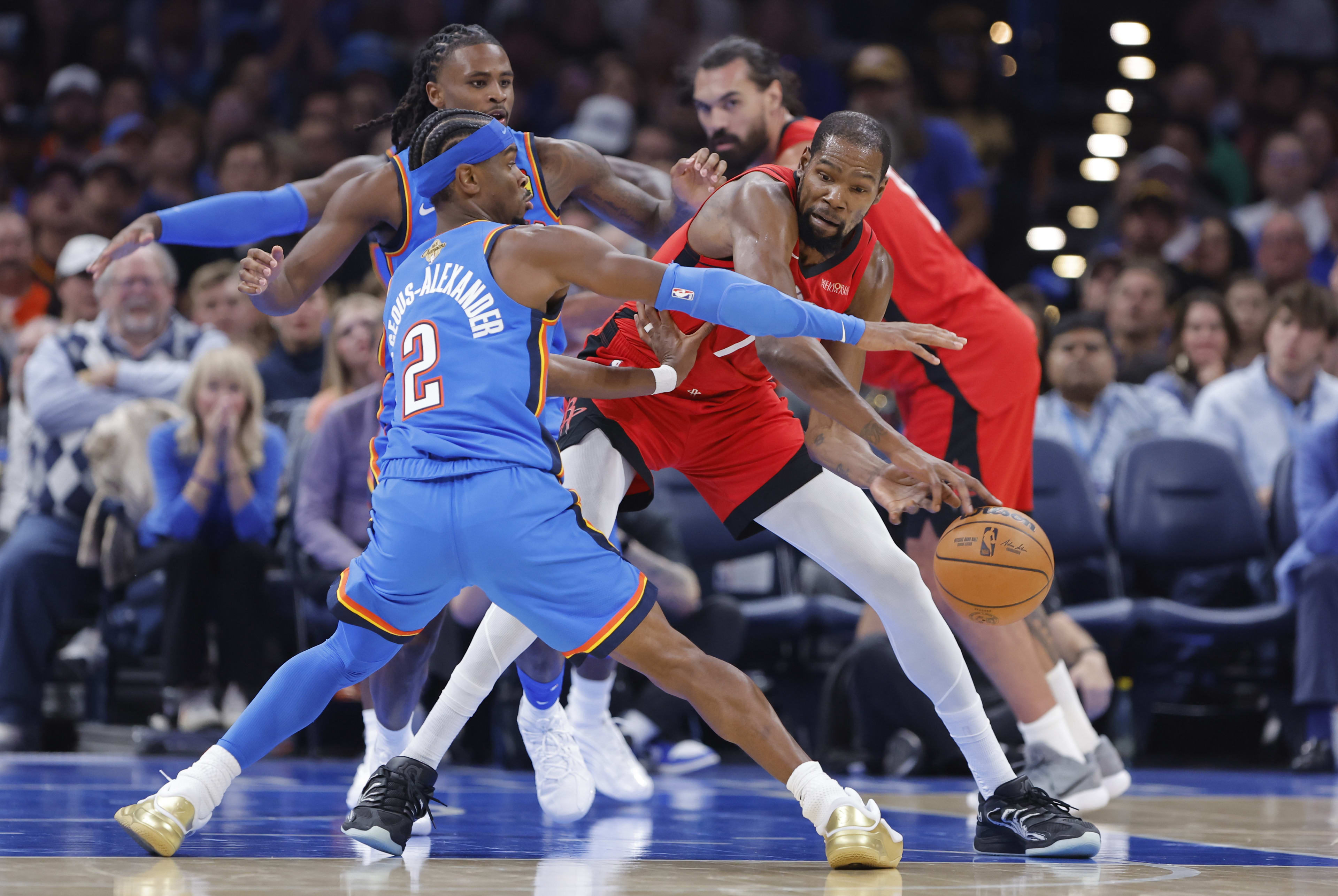 NBA Refs Accused Of 'Rigging' Rockets vs. Thunder - The Spun