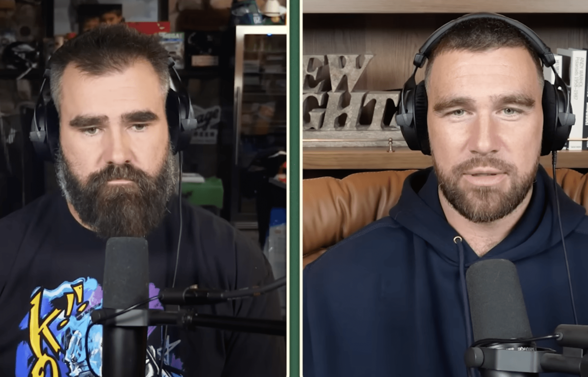 Travis, Jason Kelce's 'New Heights' Podcast Receives Major Honor - The Spun