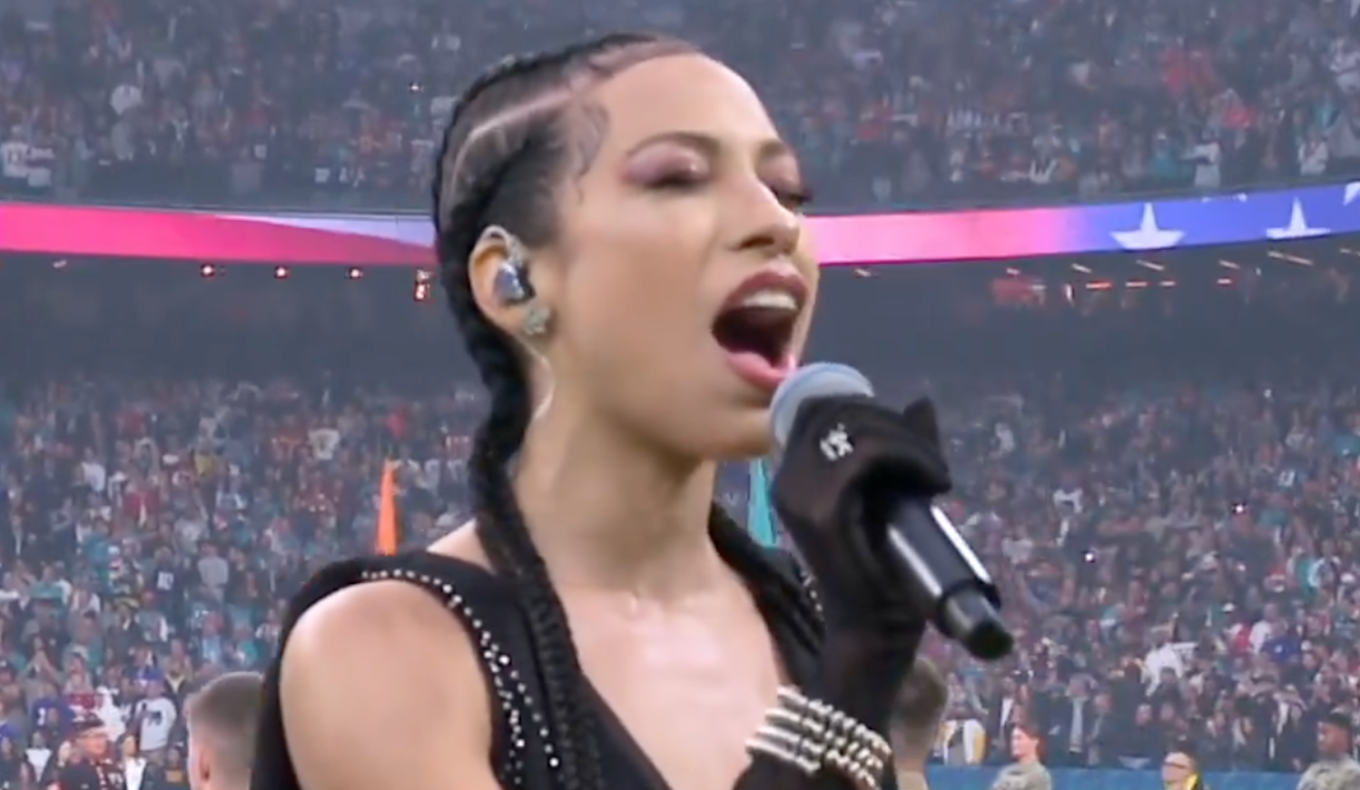 National Anthem Singer Responds To 'Inappropriate' Outfit Criticism ...
