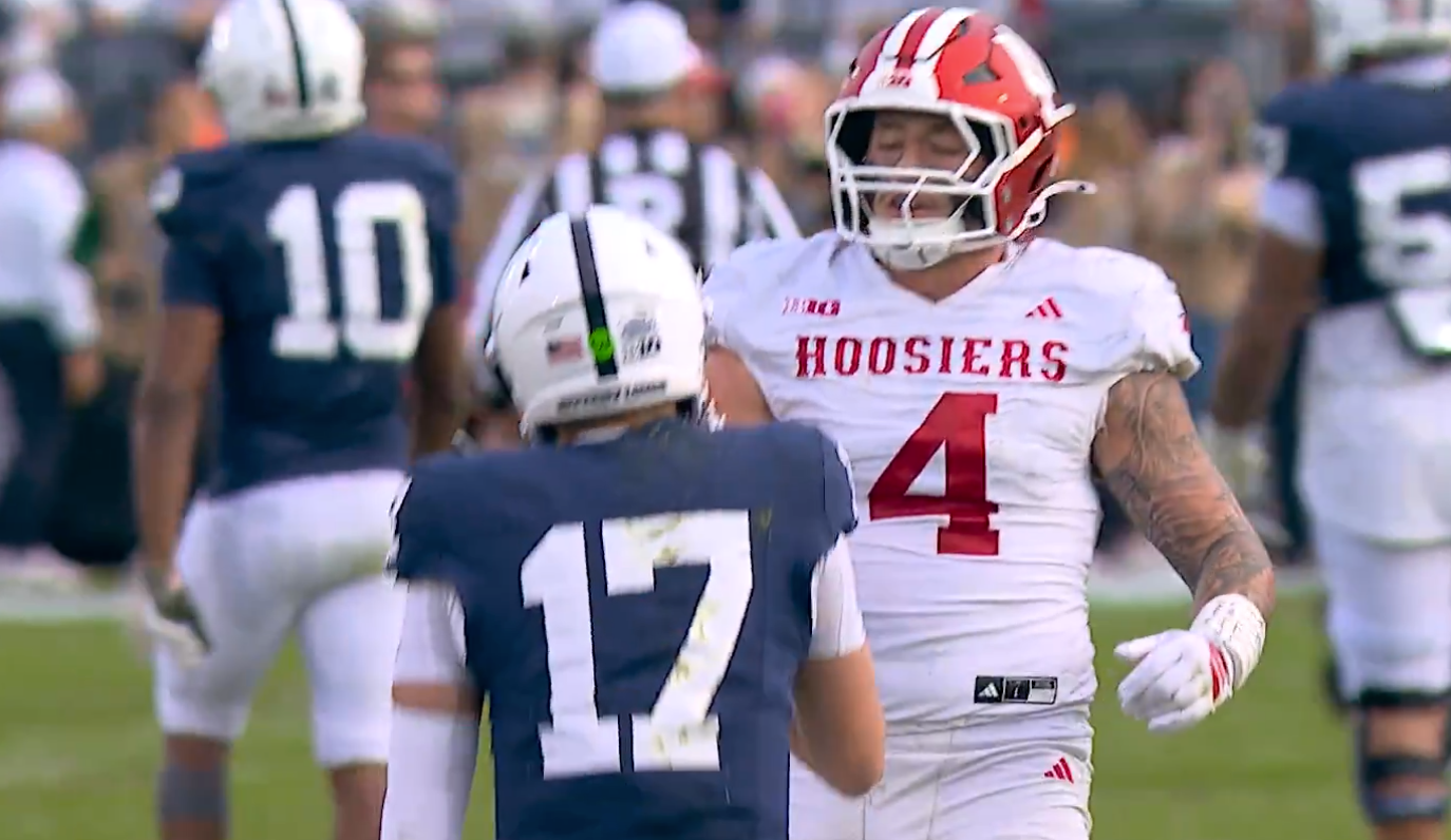 Indiana Football Star Showed Great Sportsmanship After Penn State Game ...