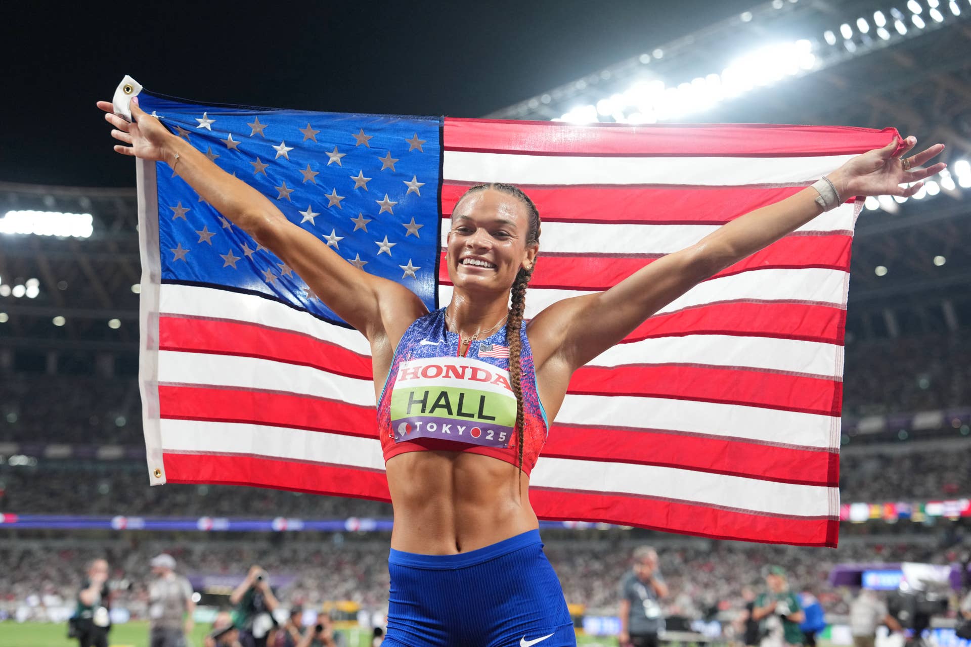 U.S. Track Star Anna Hall's Swimsuit Photo Sparks Fans Frenzy - The Spun