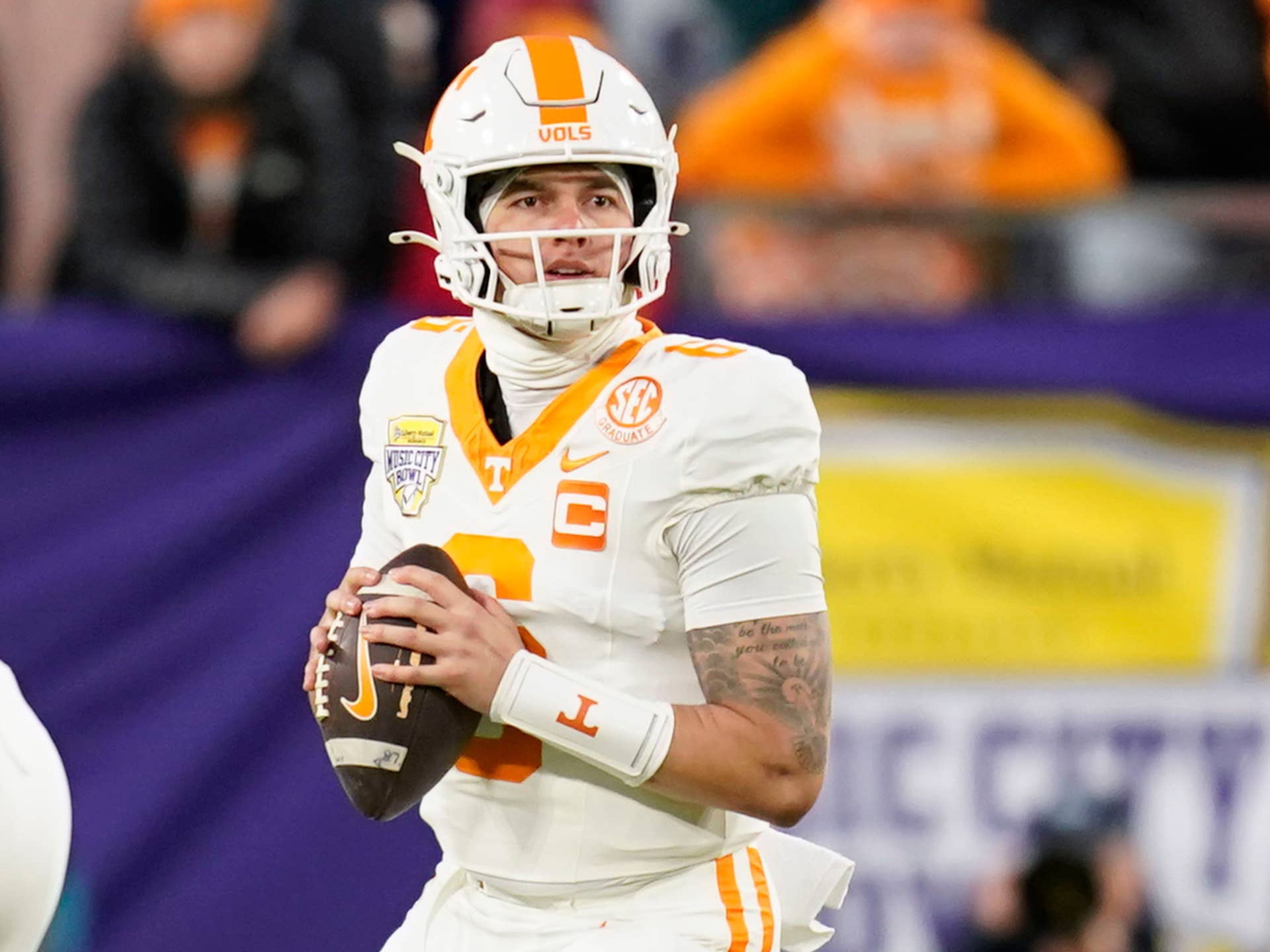 Prayers Pouring In For Tennessee Quarterback Joey Aguilar Today - The Spun