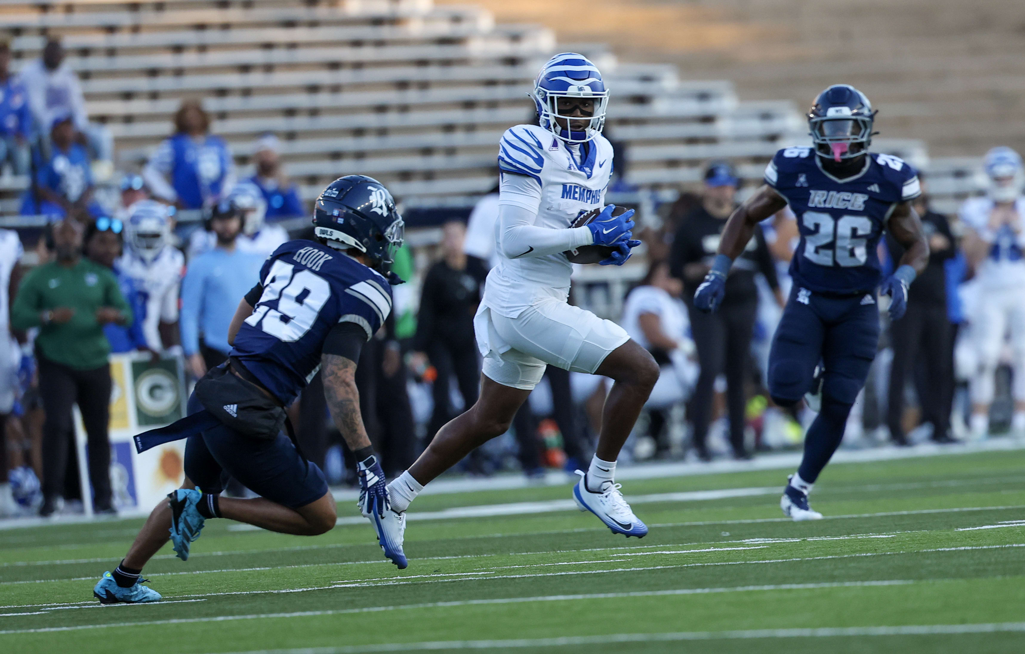 Rice Football Player Leaves Field In Stretcher After 'Horrific' Injury ...
